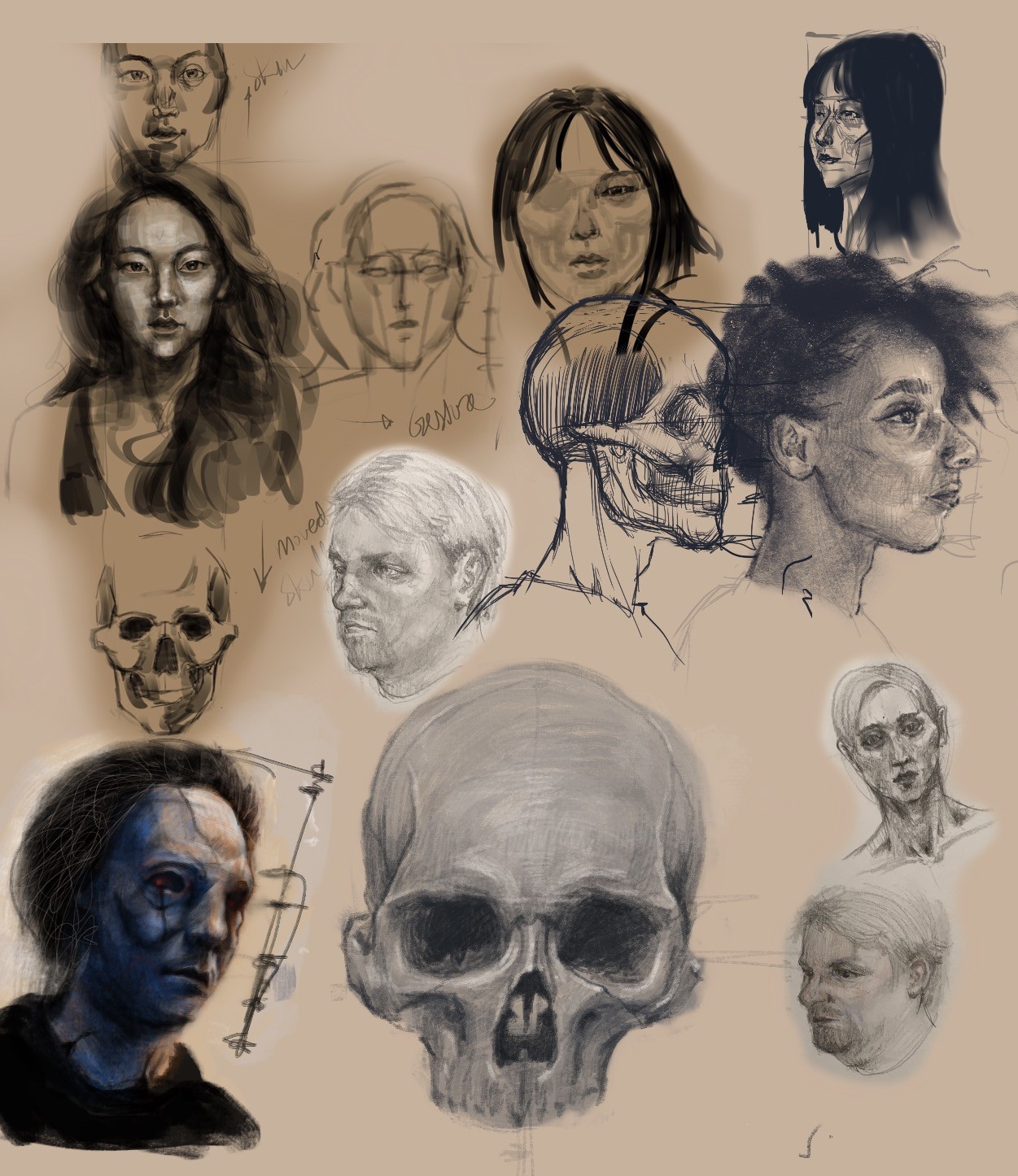 ArtStation - Head Drawing Class