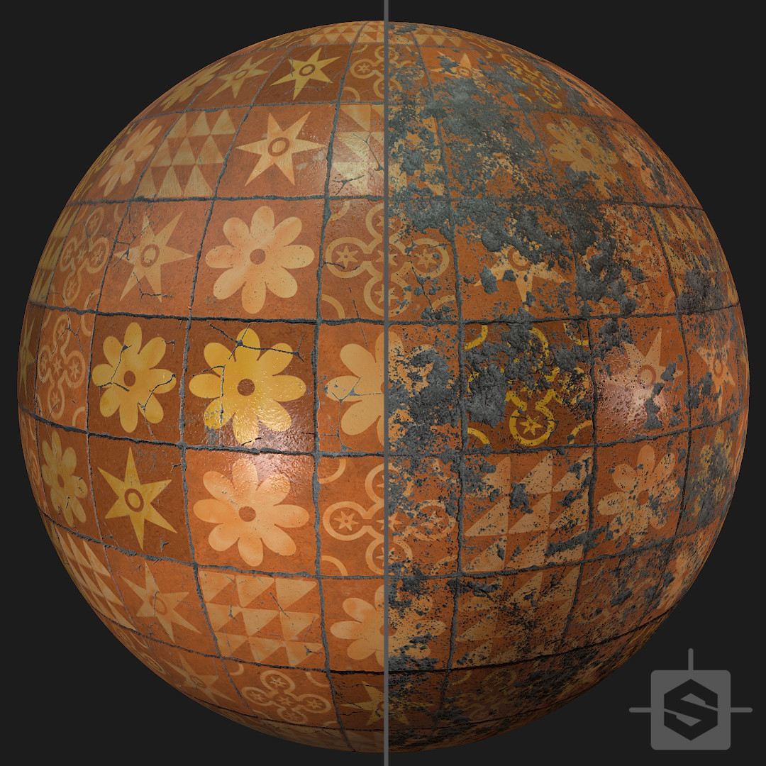 ArtStation - Medieval Floor 01 - Procedural Material PBR