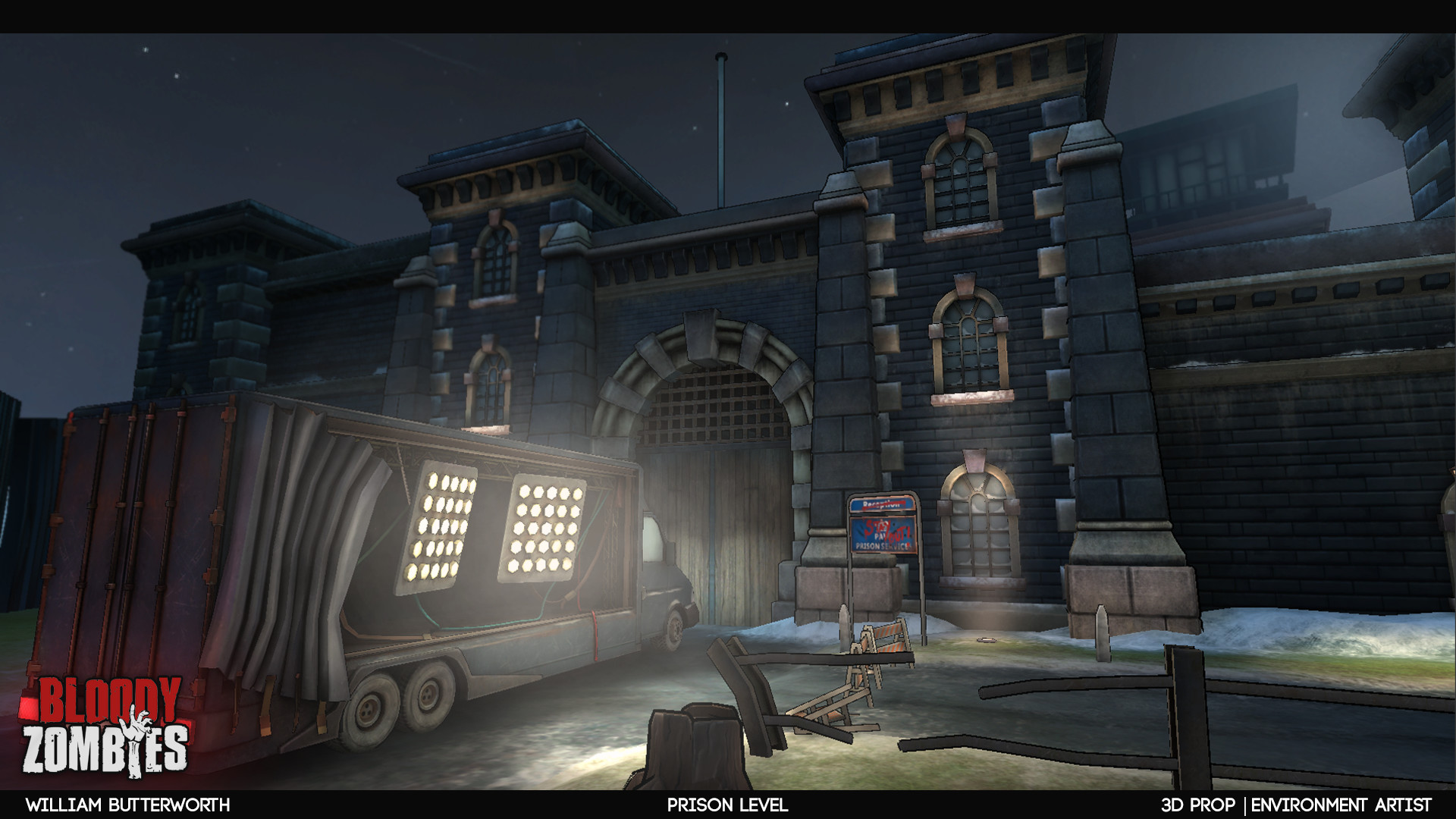 ArtStation - Bloody Zombies | Prison Level