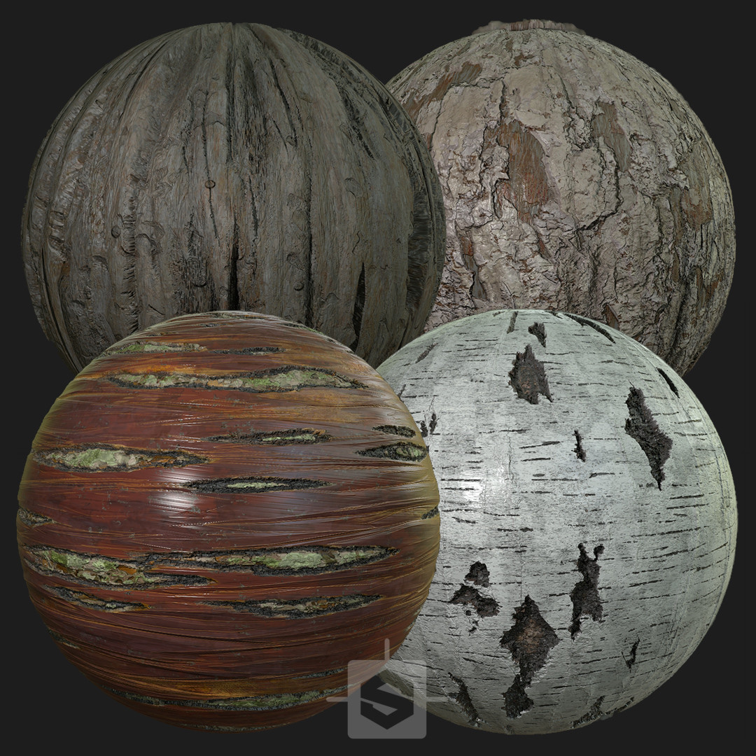 ArtStation - Procedural materials - Trees