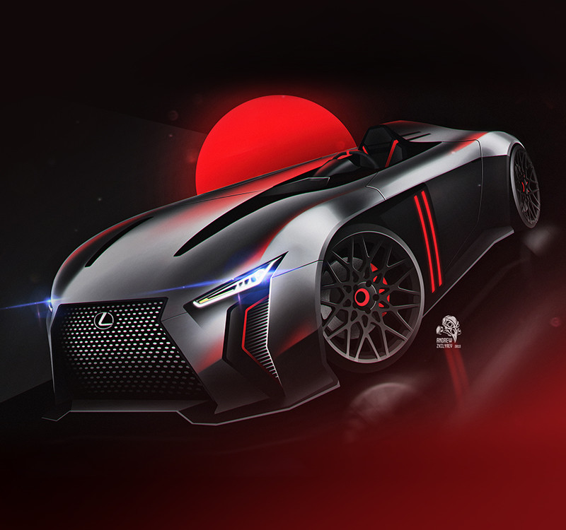 ArtStation - Lexus GT Vision Concept