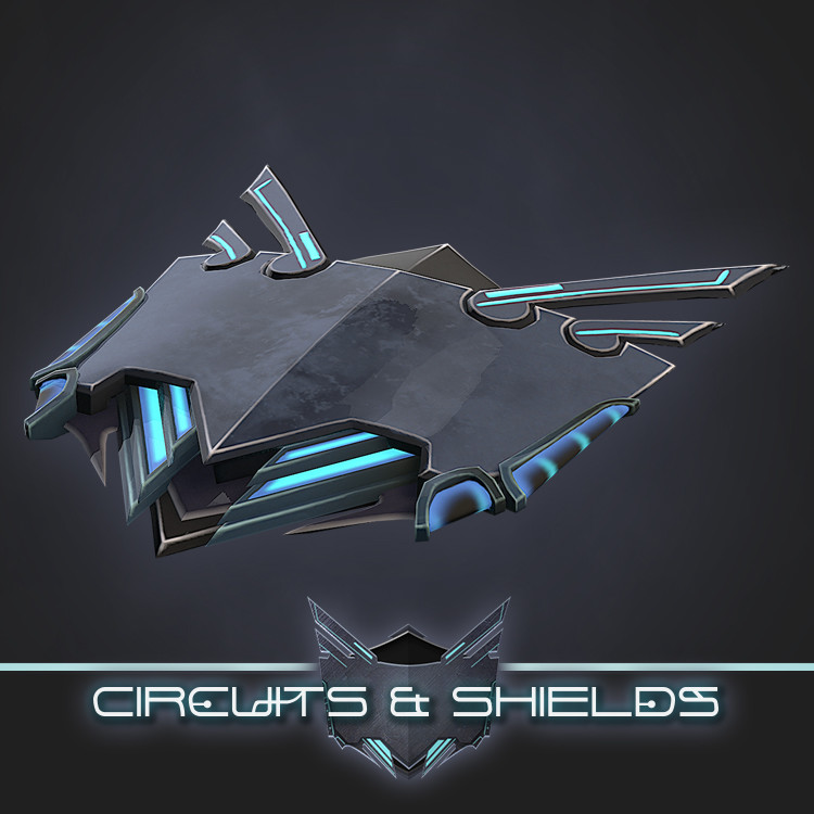 ArtStation - Koza Emblem - Circuits and Shields