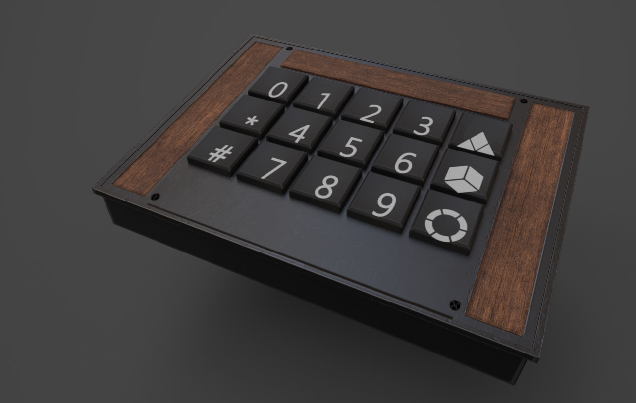 ArtStation - Security Keypad