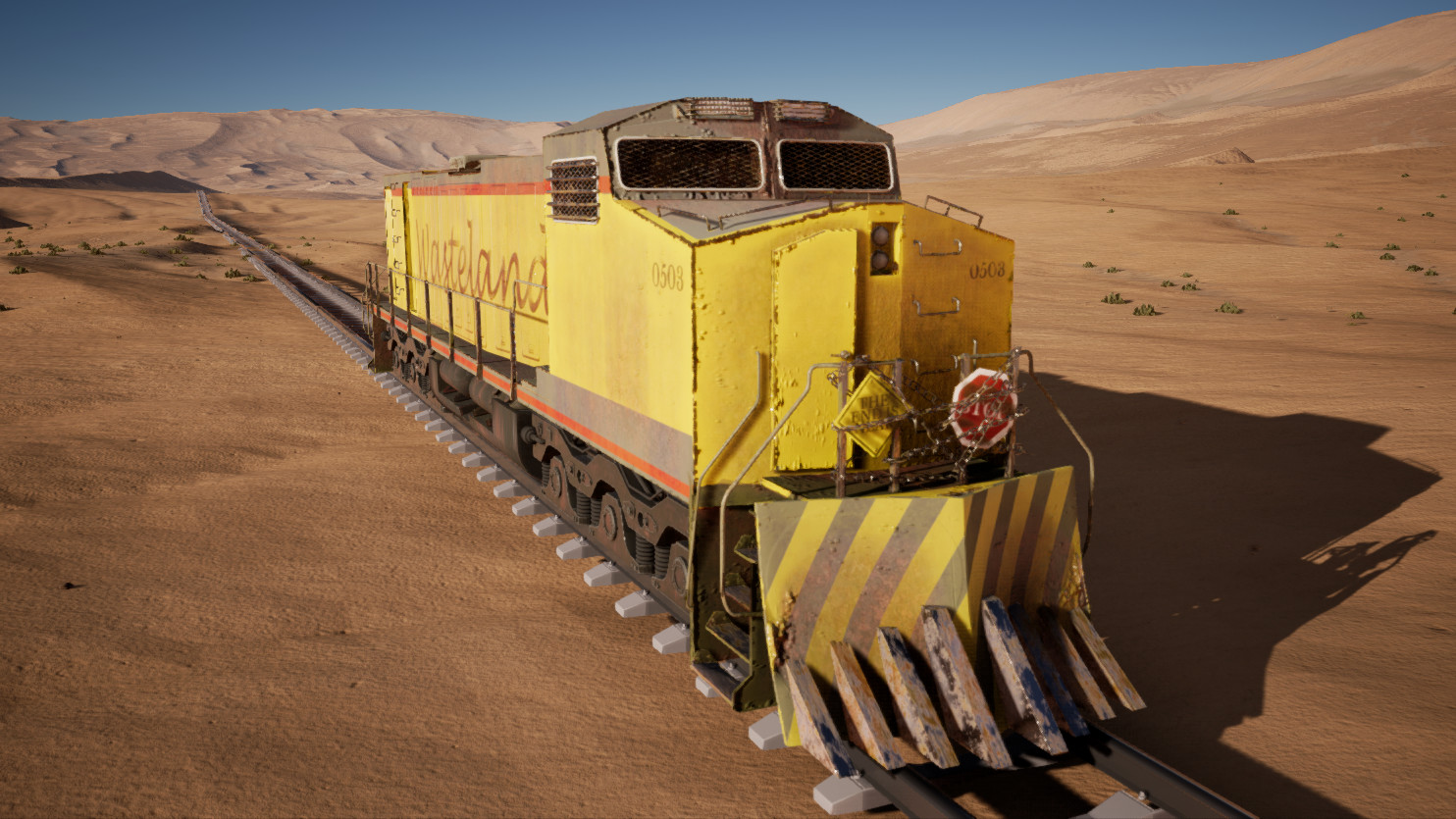 ArtStation - Postapocalyptic Train