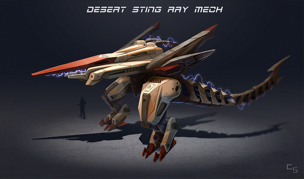 ArtStation - Siege Ray Mech