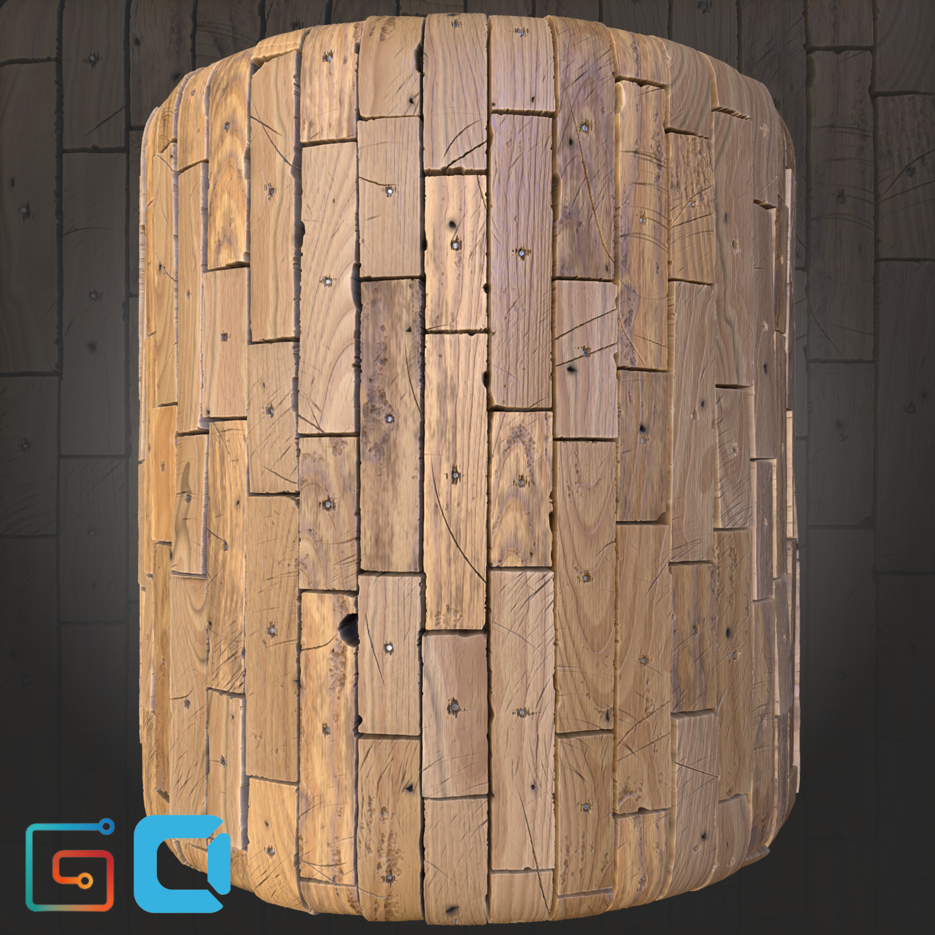 ArtStation - Procedural Wood Planks