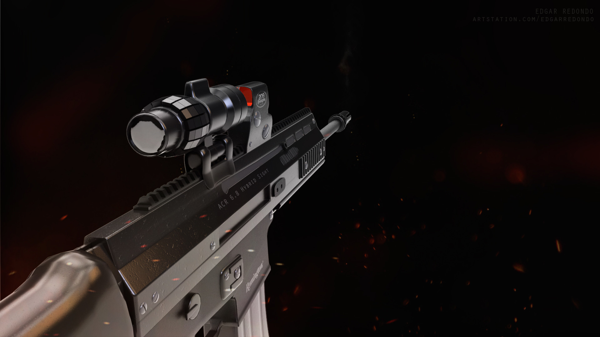ArtStation - ACR 6.8 Hybrid Sight