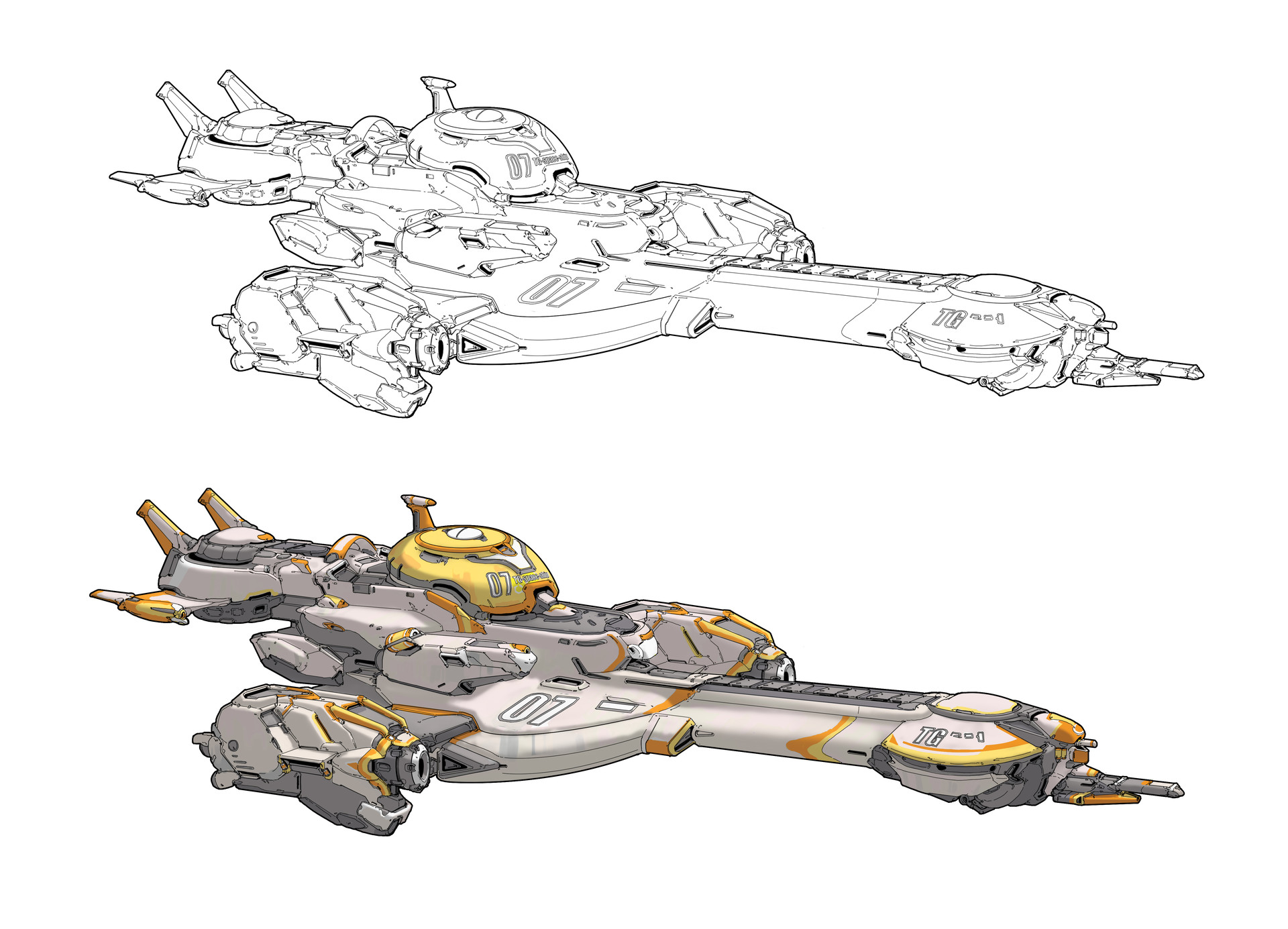 ArtStation - space ship