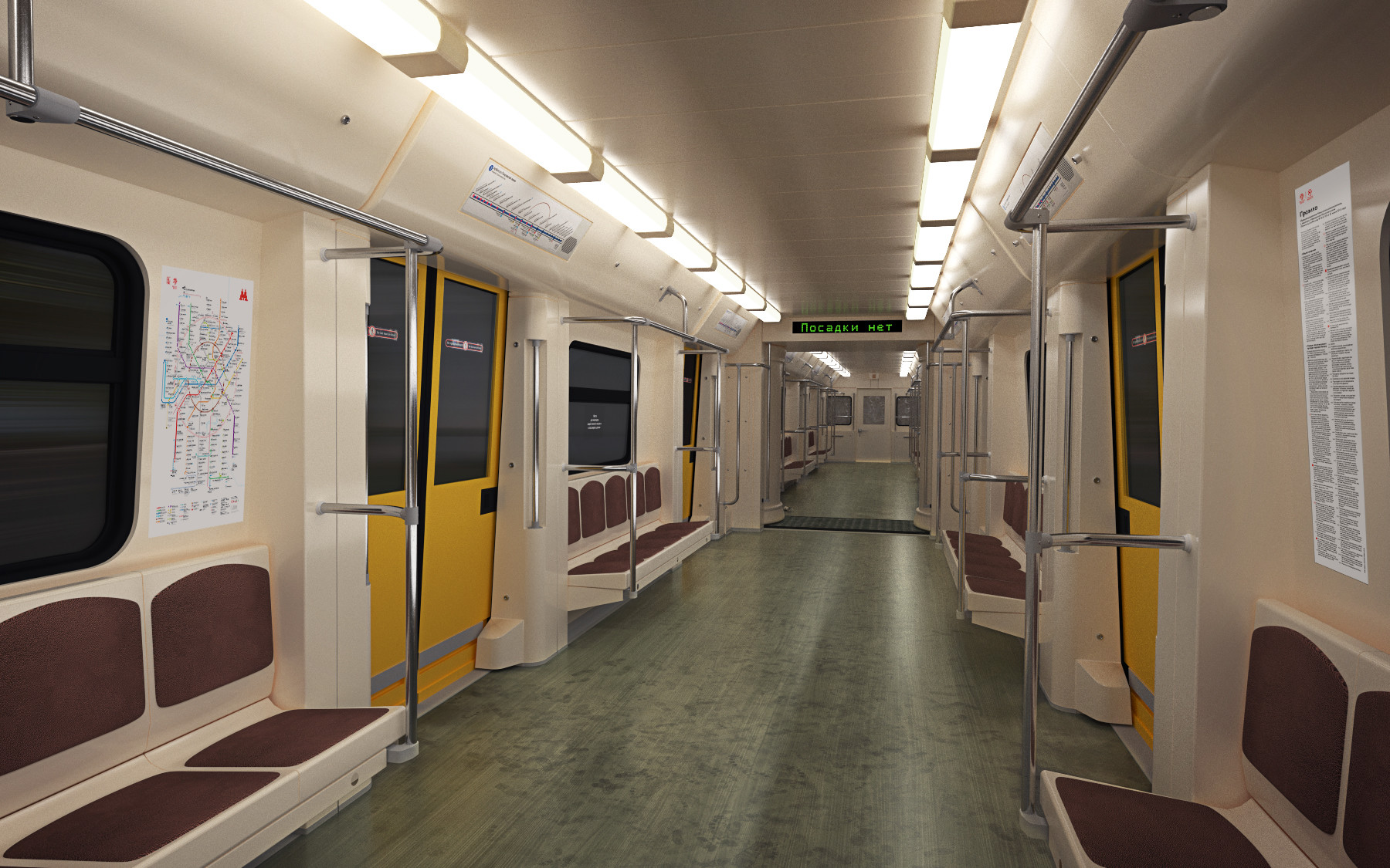 ArtStation - Metro Interior