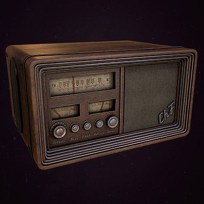 ArtStation - Old Radio