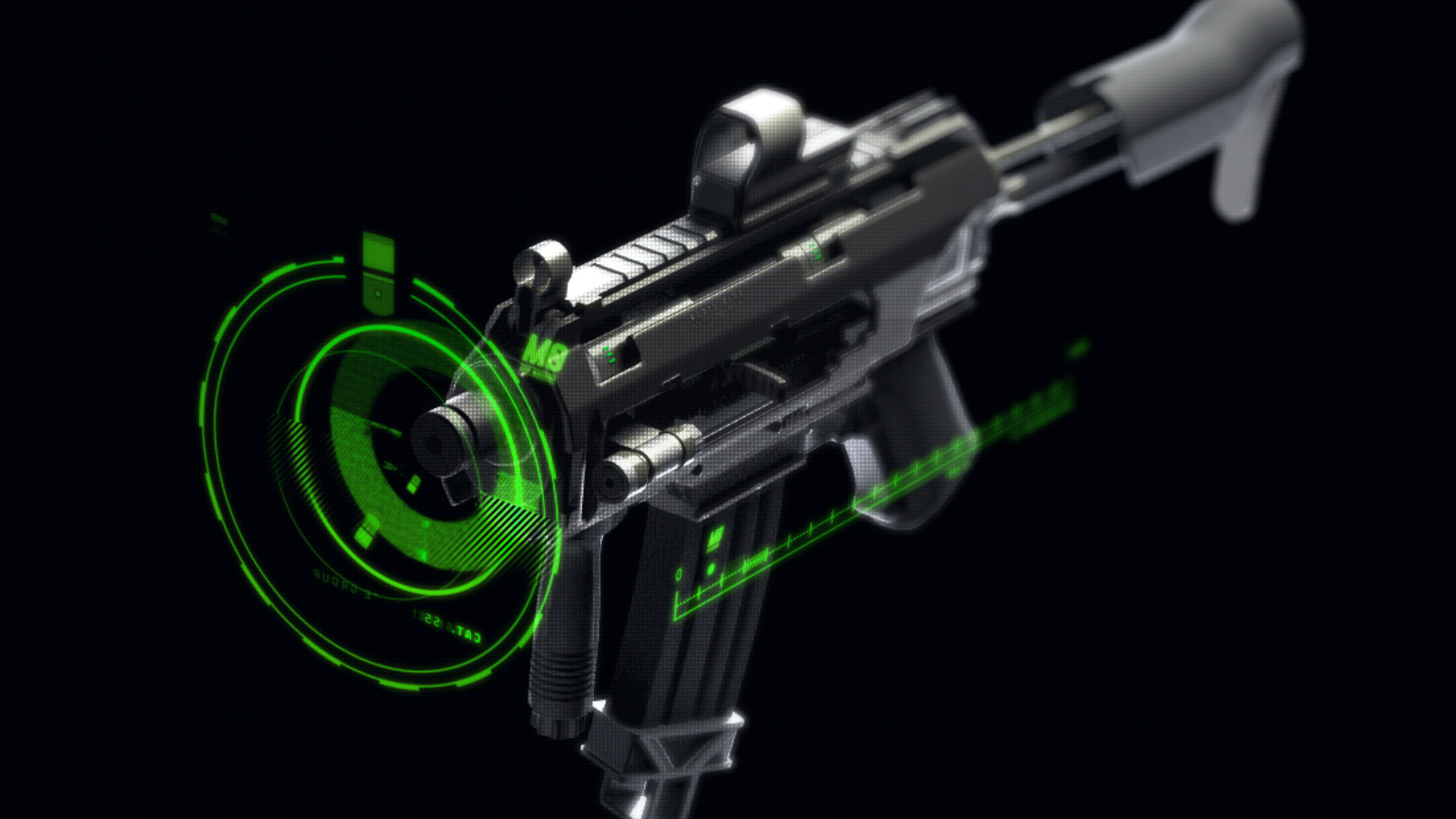 ArtStation - Scifi Submachine Gun