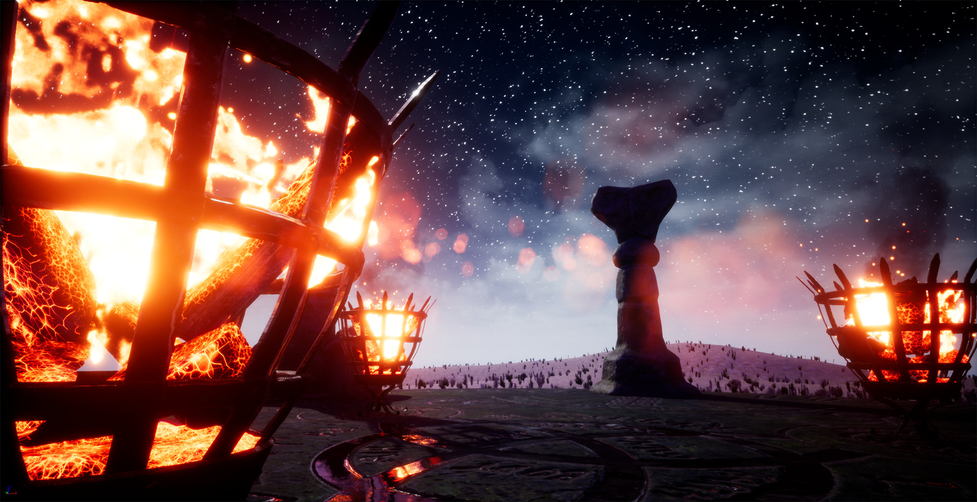 ArtStation - Ancient ritual circle of pagan demon summoning