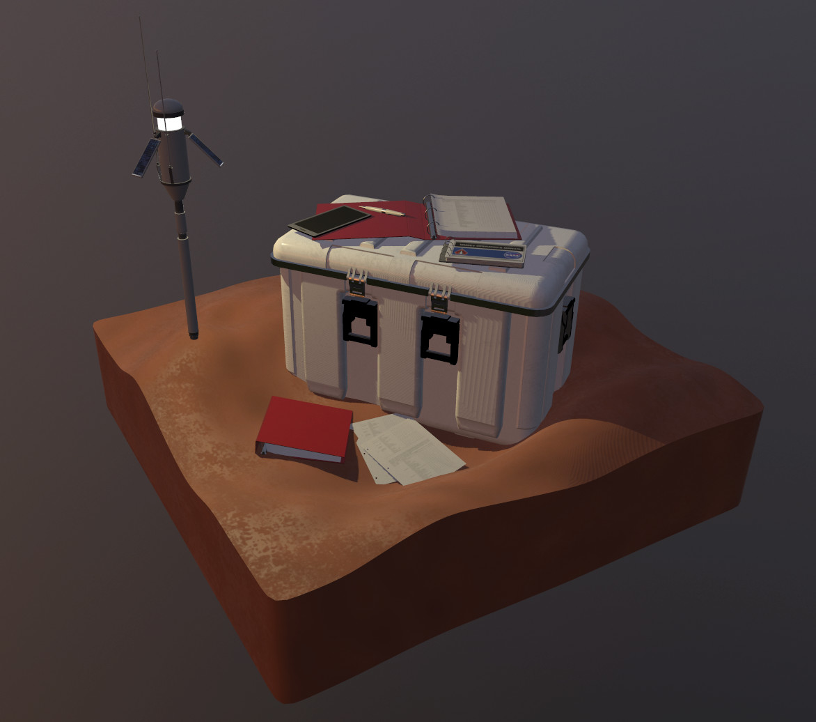 ArtStation - Various Props from "Mars 2030."