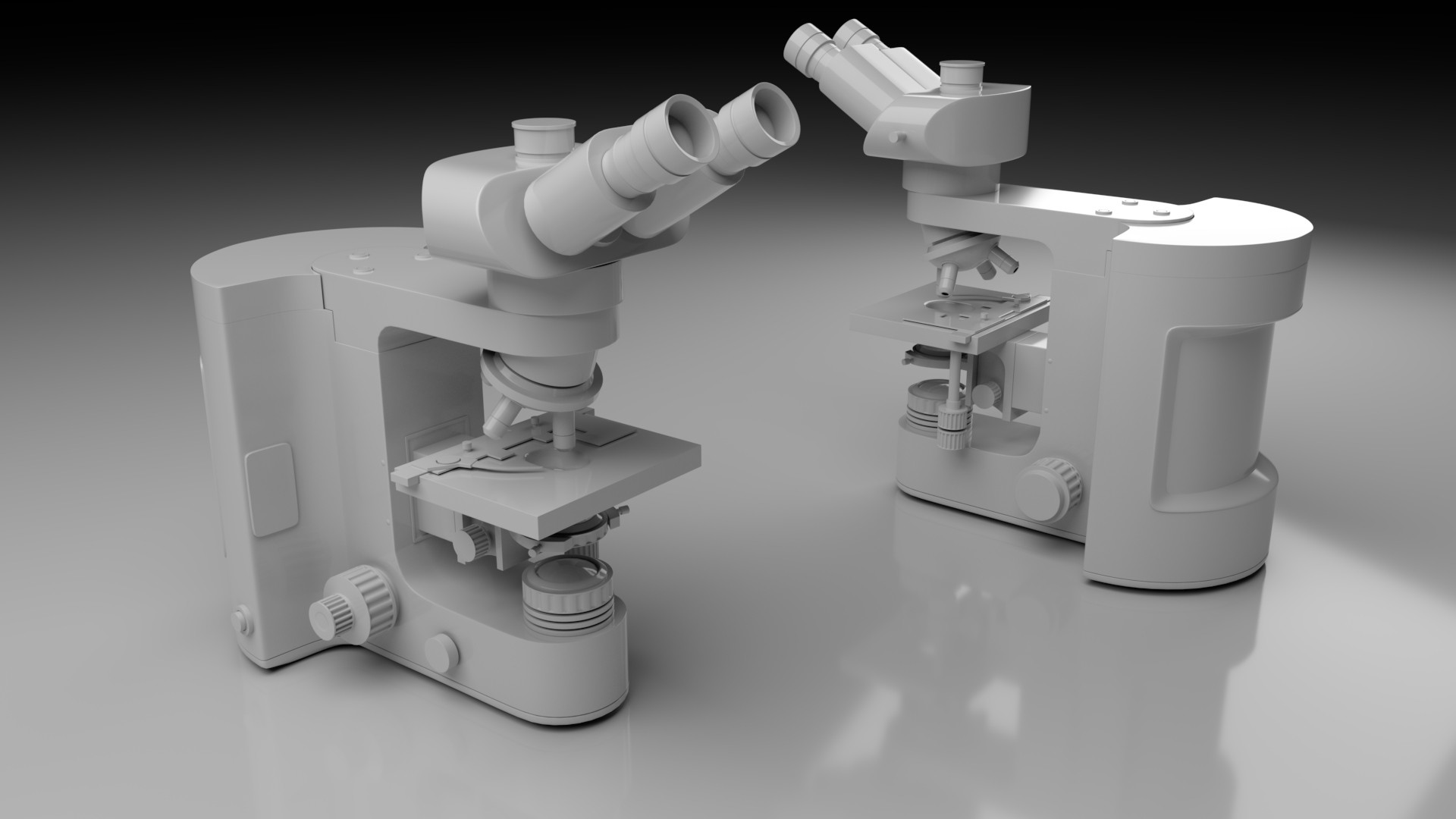 ArtStation - Microscope (OPTIKA B-1000 Series)