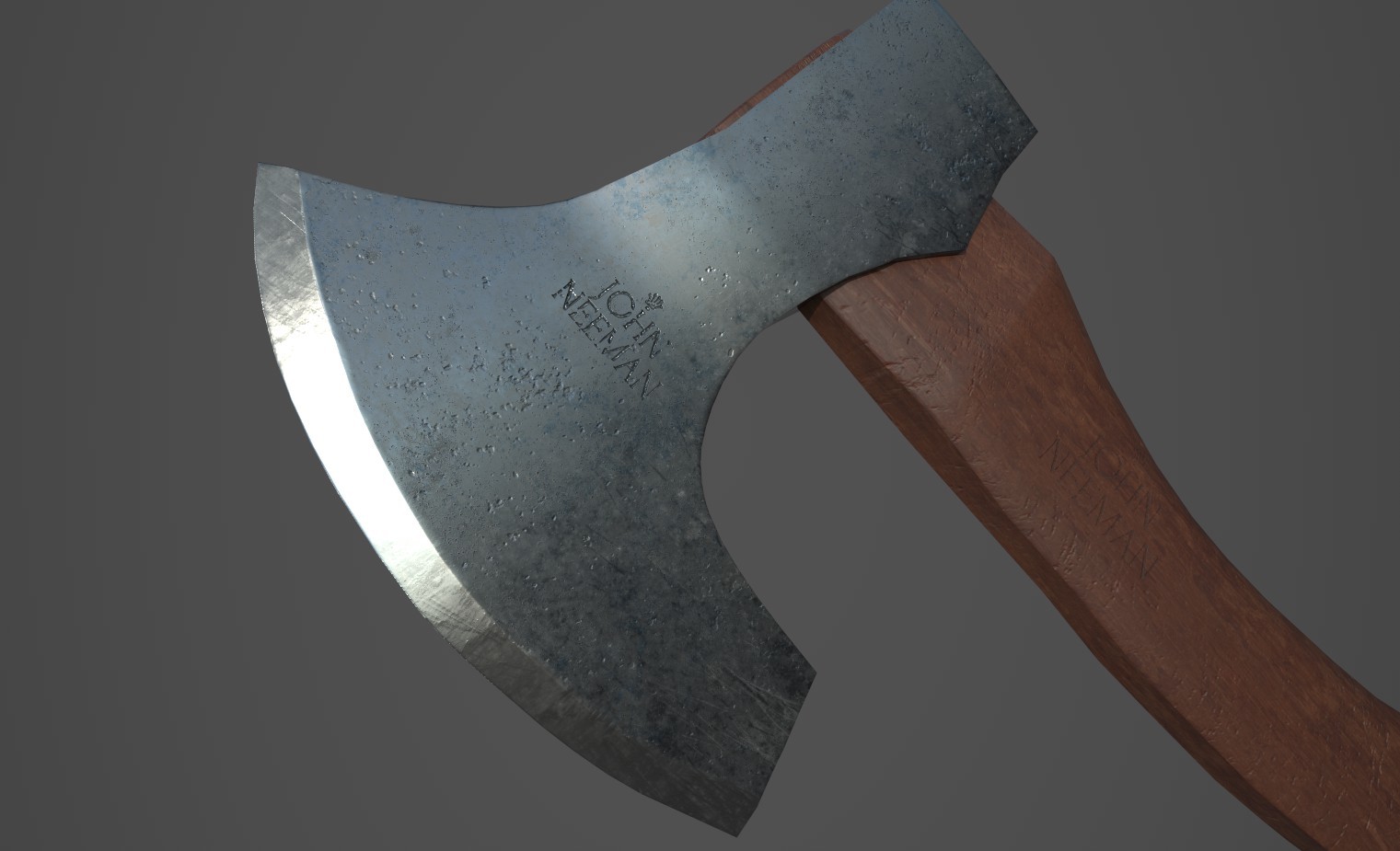 ArtStation - John Neeman Hand Axe