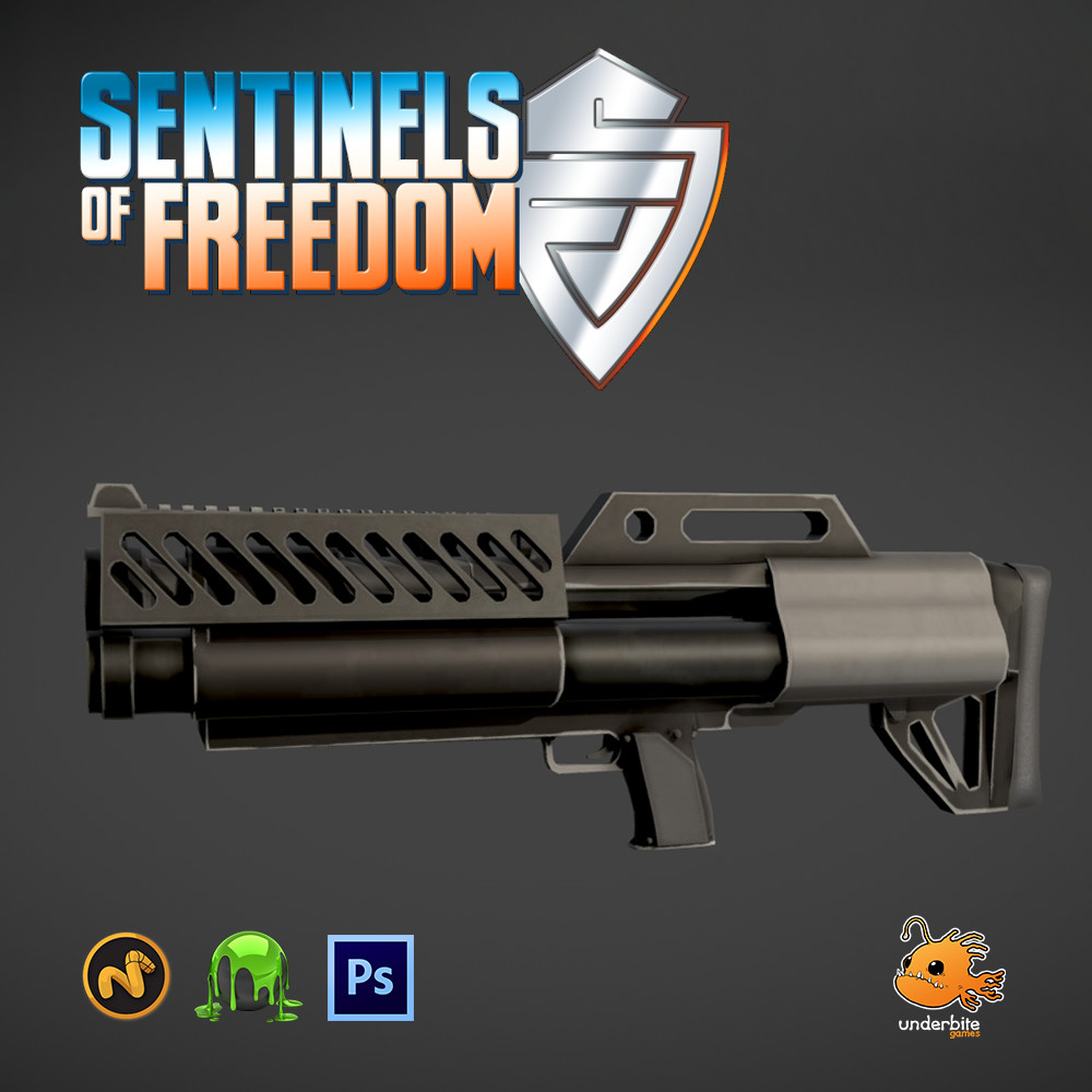 ArtStation - Sentinels of Freedom Weapons