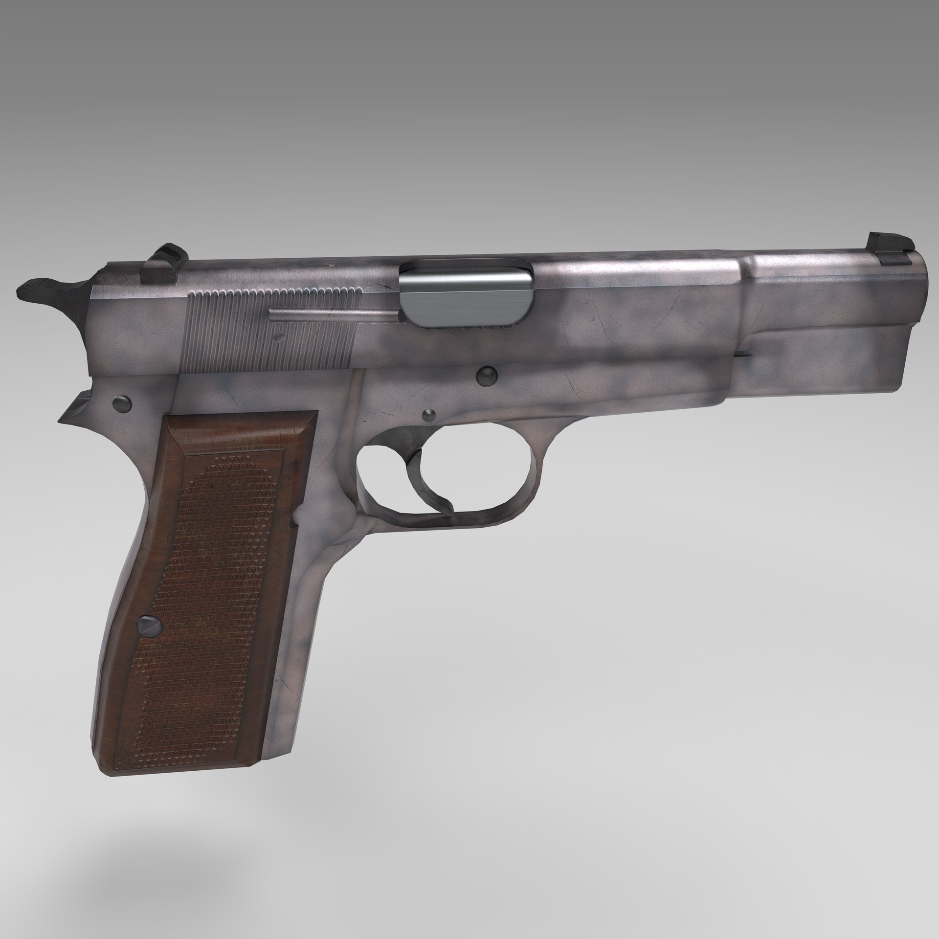 ArtStation - Browning Hi-Power Mk1 9mm Pistol