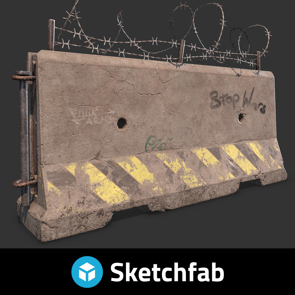 ArtStation - Street Barricade