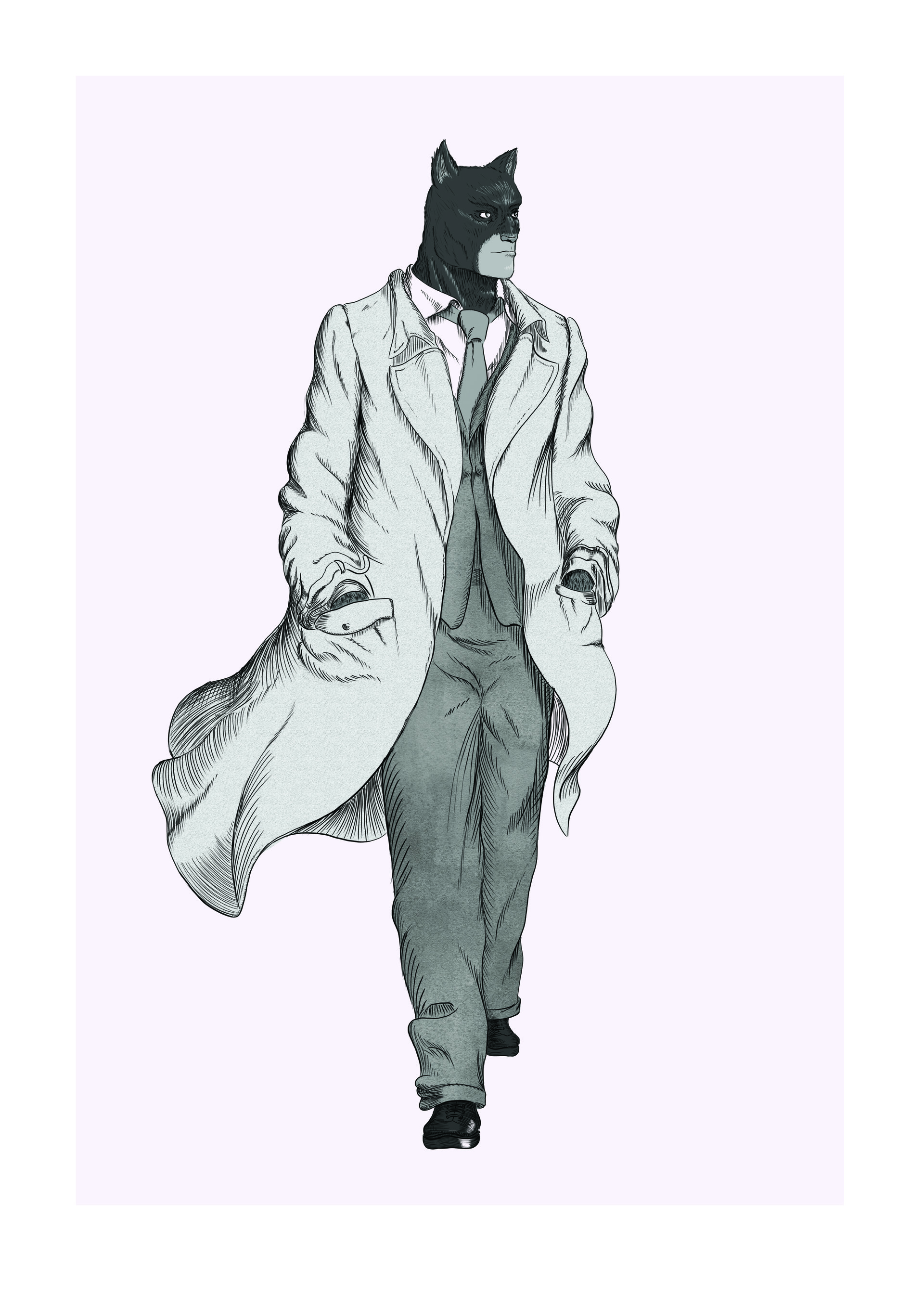 ArtStation - blacksad a little revisited