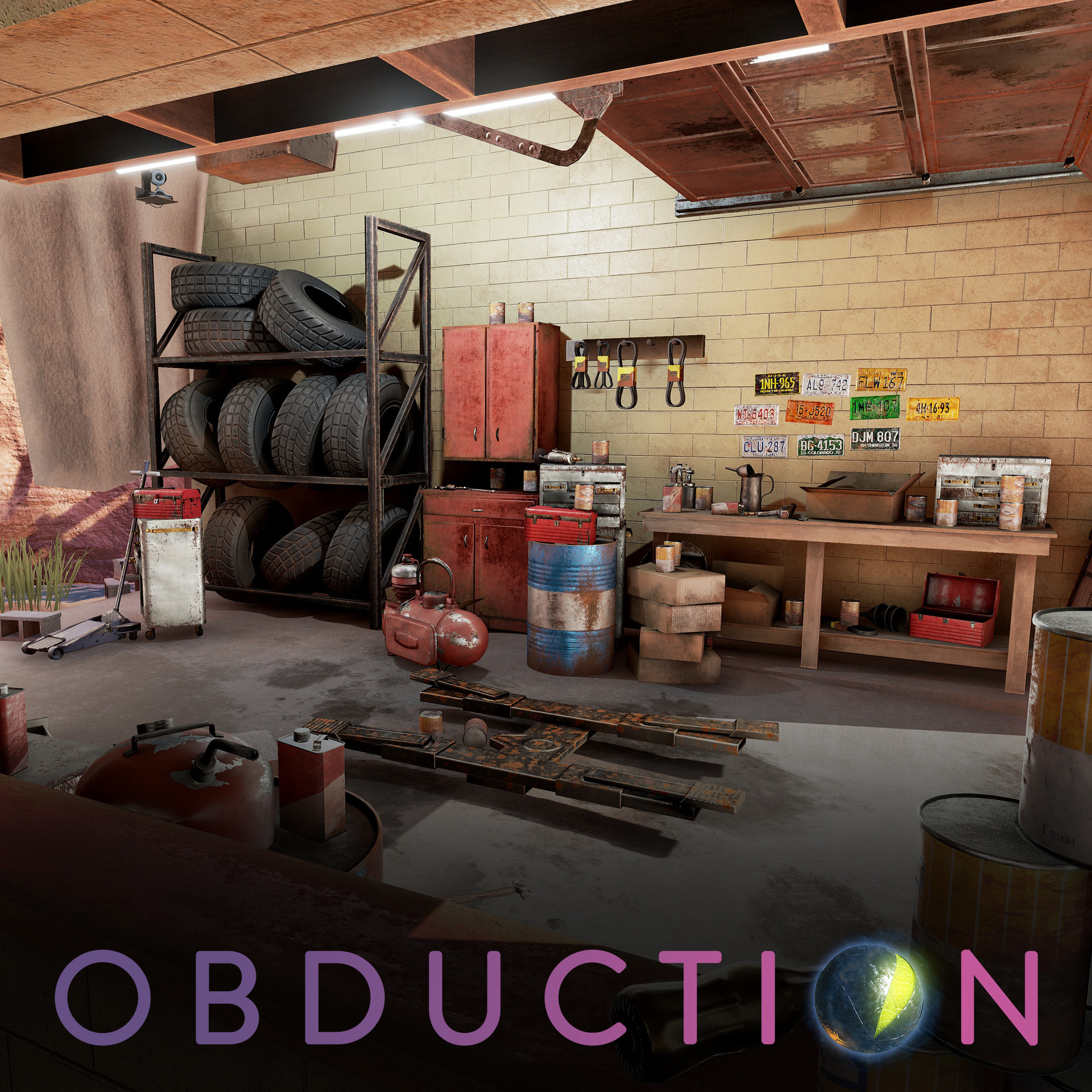 ArtStation - Garage Props (Obduction, 2016)