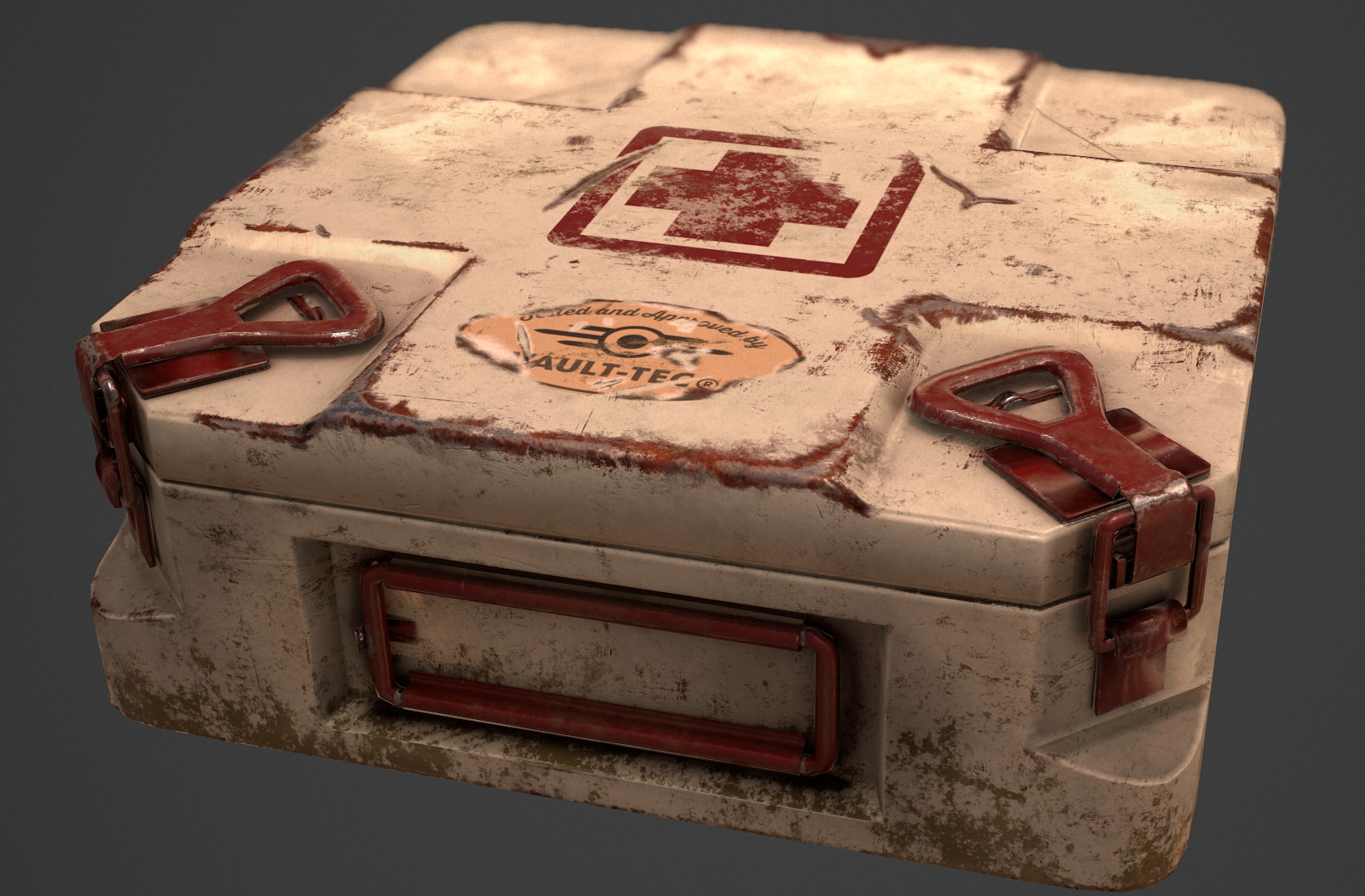 ArtStation - Anti-Tank Minebox / Fallout 3 Medkit