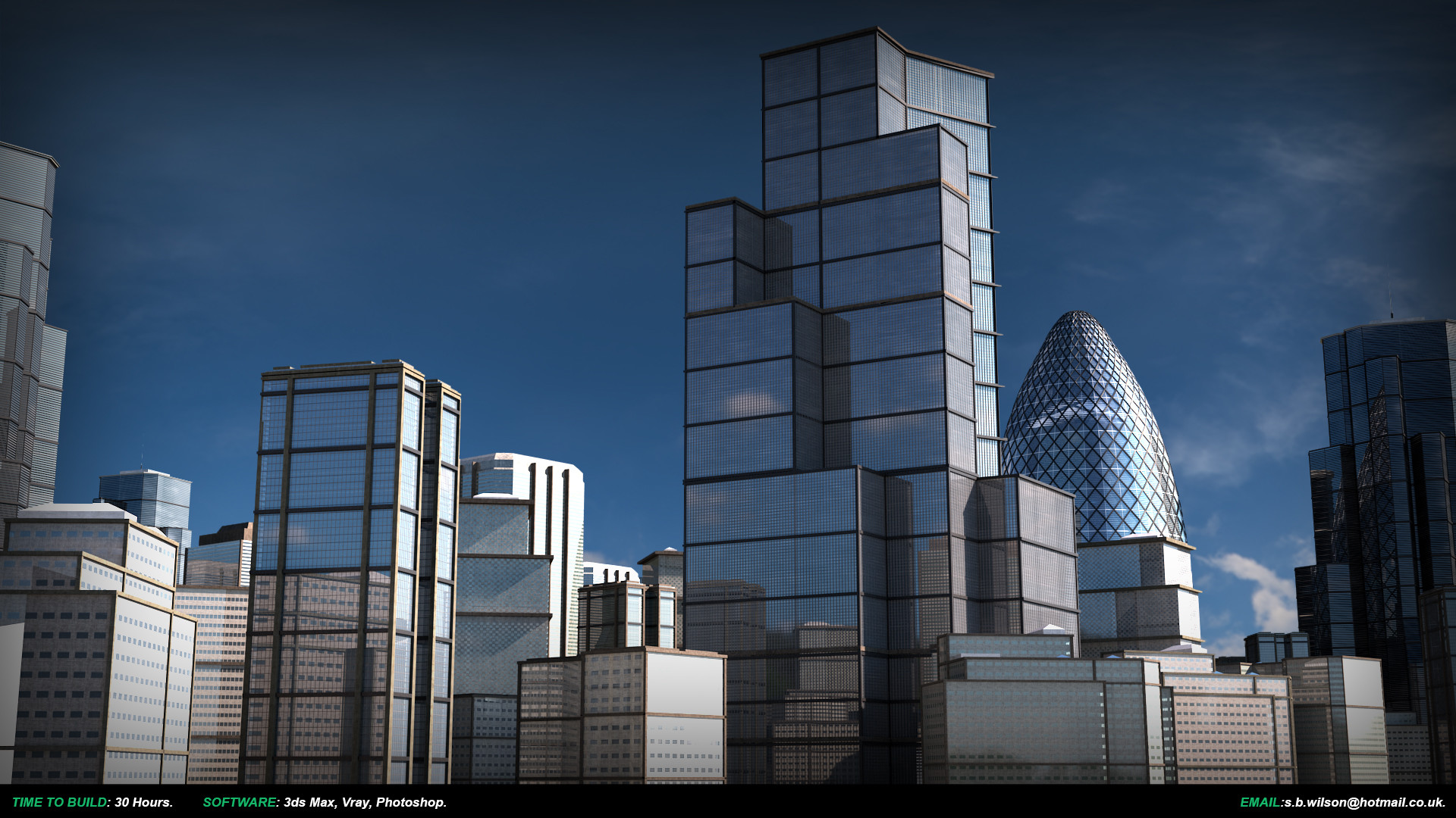 ArtStation - Financial City - Commissioned Project