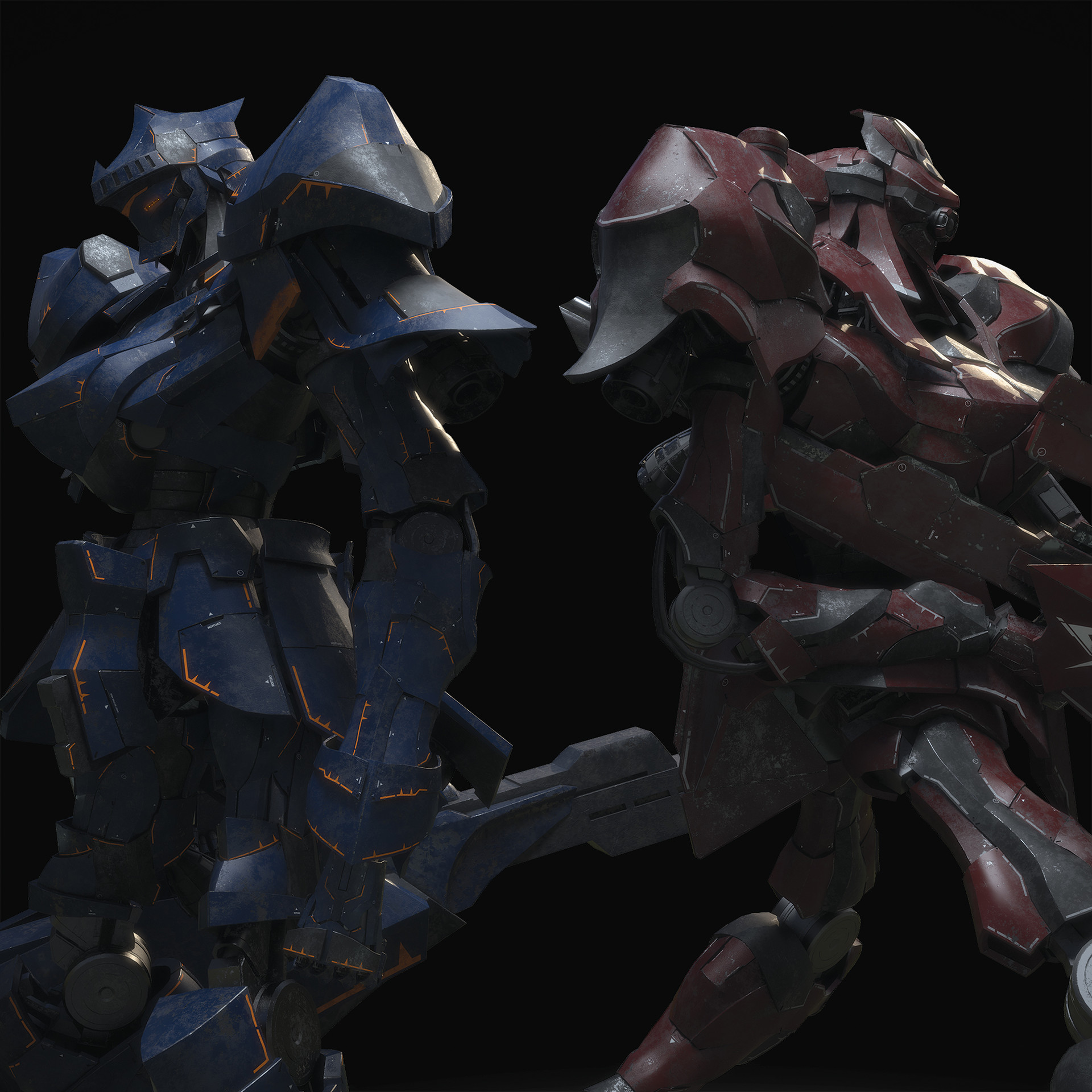 ArtStation - Calamity Frame - Lancer and Sniper type