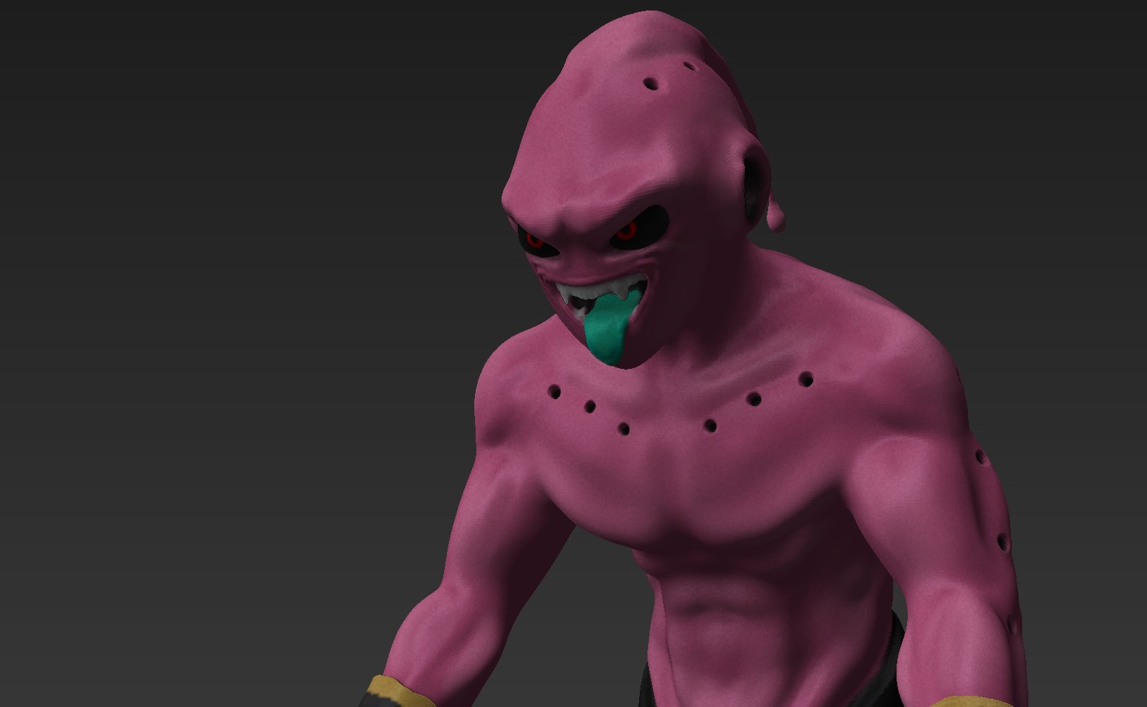 ArtStation - Kid Buu 3D Model | Dragon Ball Z| Zbrush