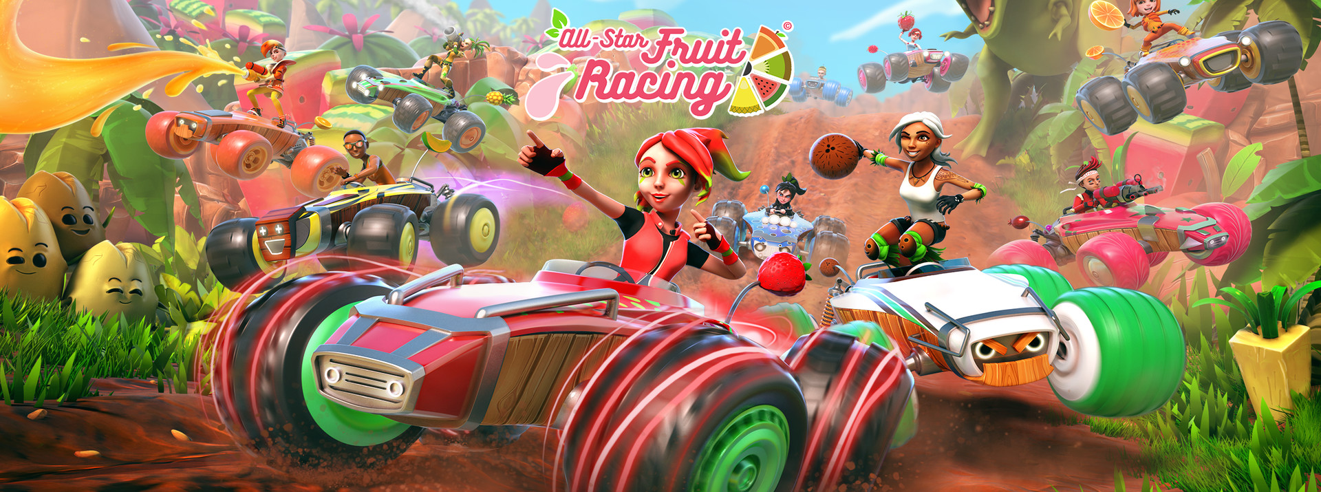 ArtStation - All-Star Fruit Racing Keyart