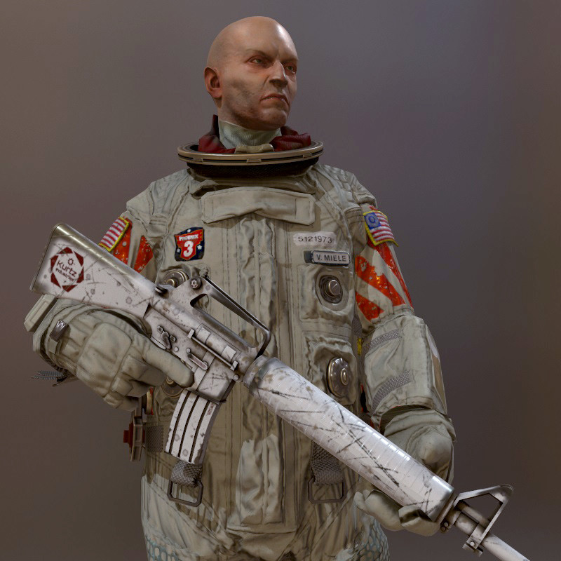 ArtStation - Spaceman (game ready)