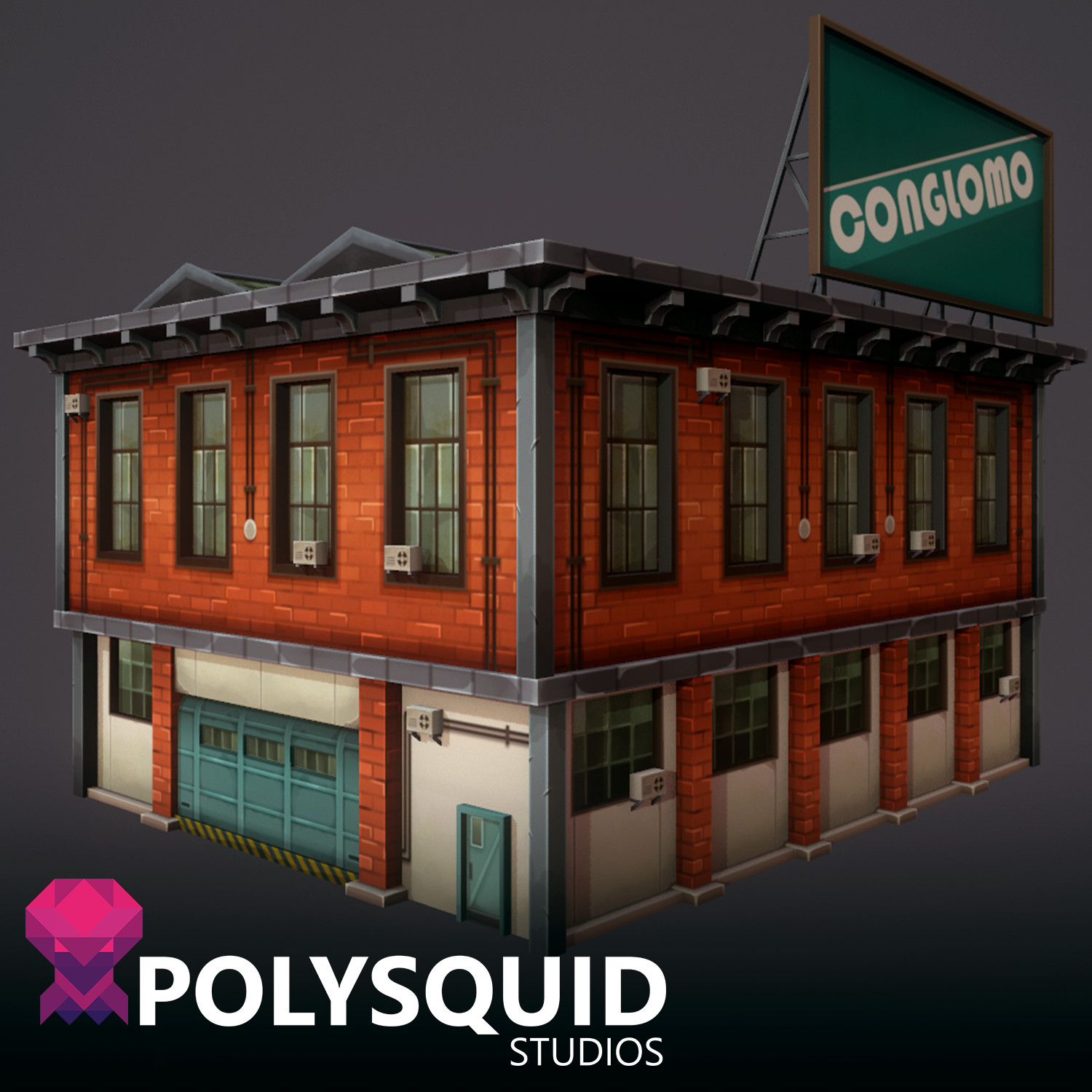 ArtStation - Modular Factory: Hand Painted