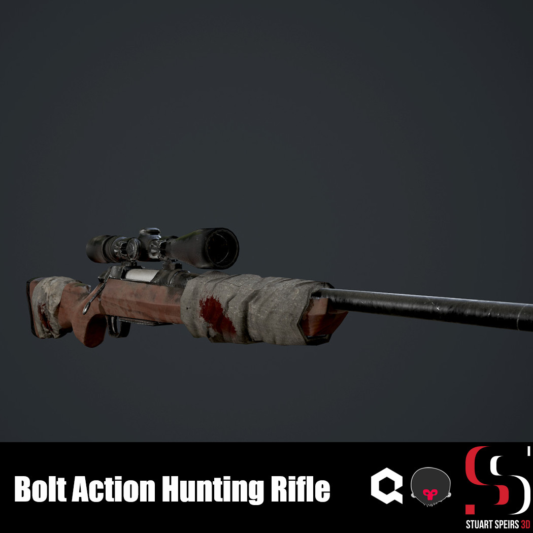 ArtStation - Bolt Action Rifle
