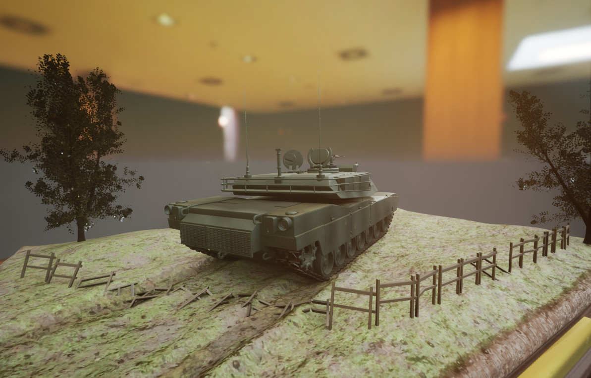 ArtStation - Abrams Tank Scene