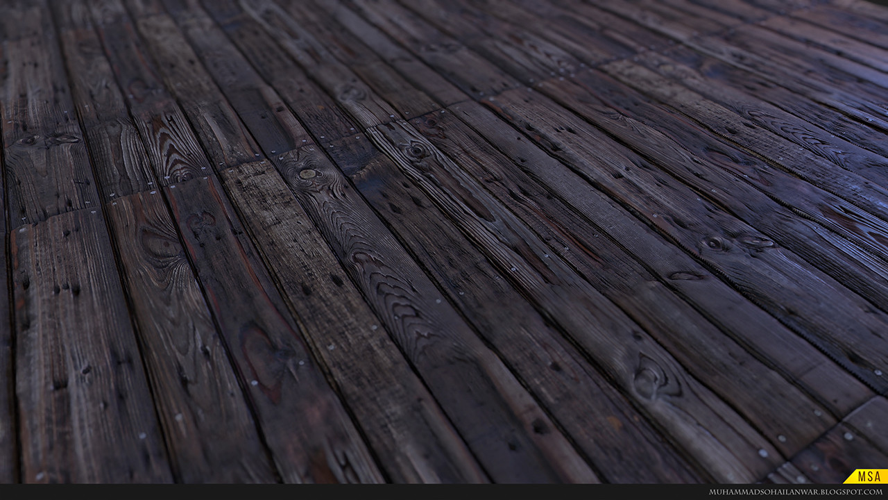 ArtStation - Wood Planks - Game Tiling Texture