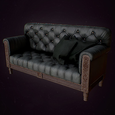 ArtStation - Victorian chesterfield