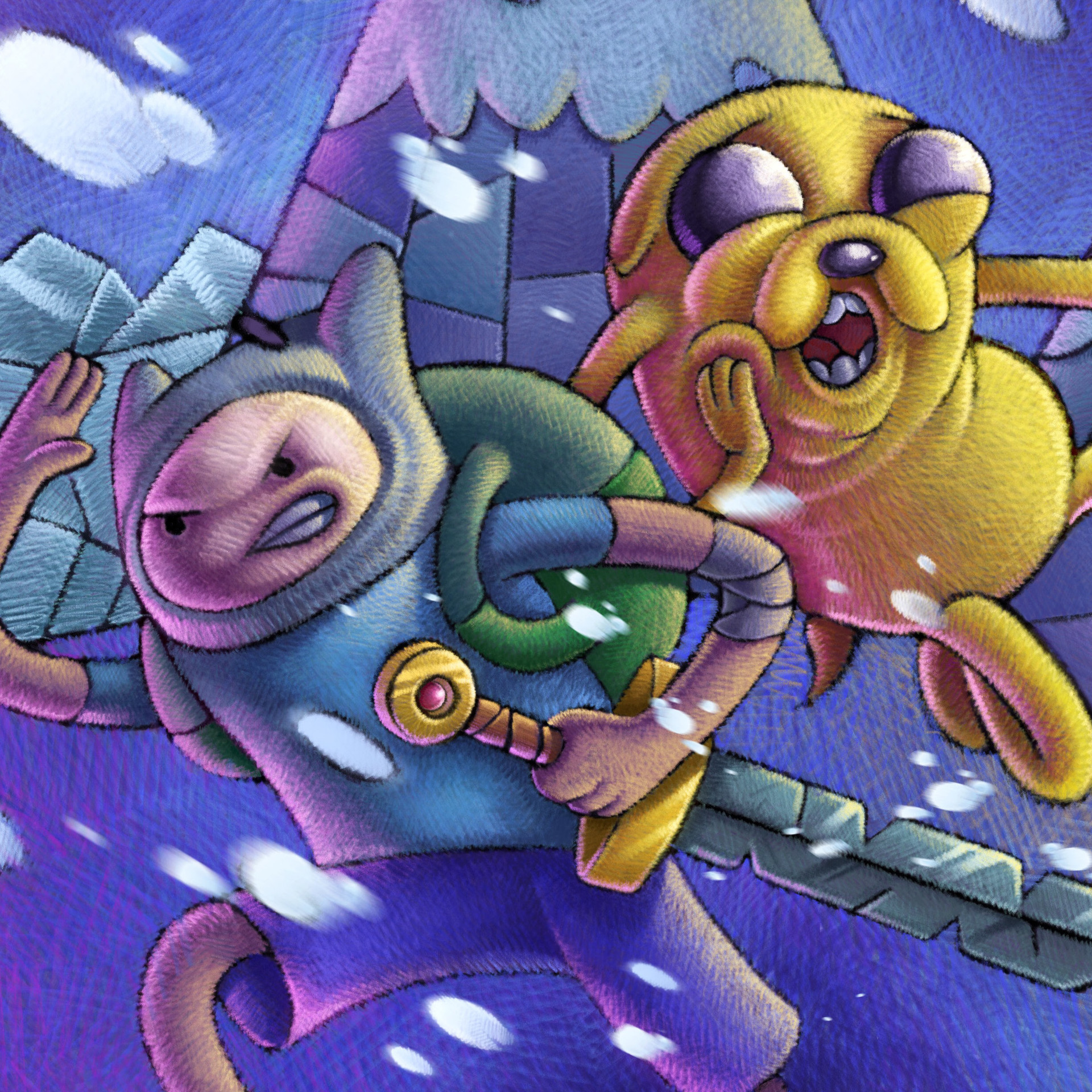 ArtStation - Adventure time inspired illustration