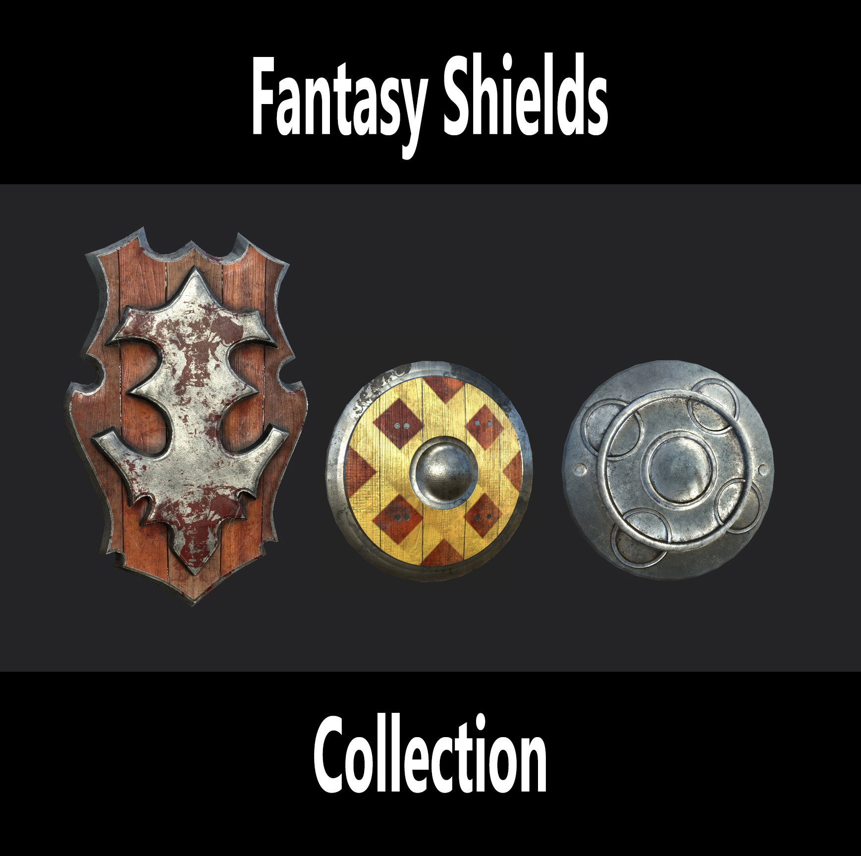 ArtStation - Fantasy Shields Collection
