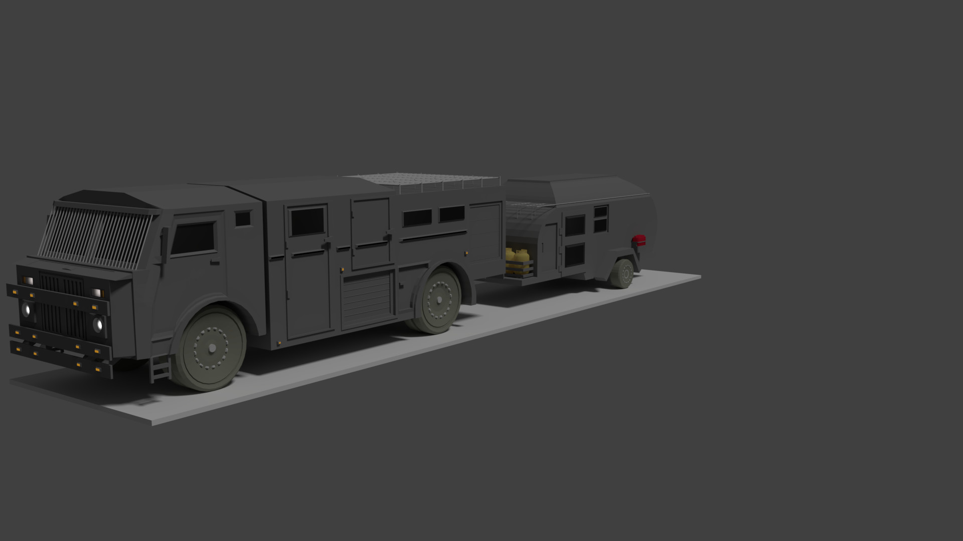 ArtStation - Bugout Truck & Camper
