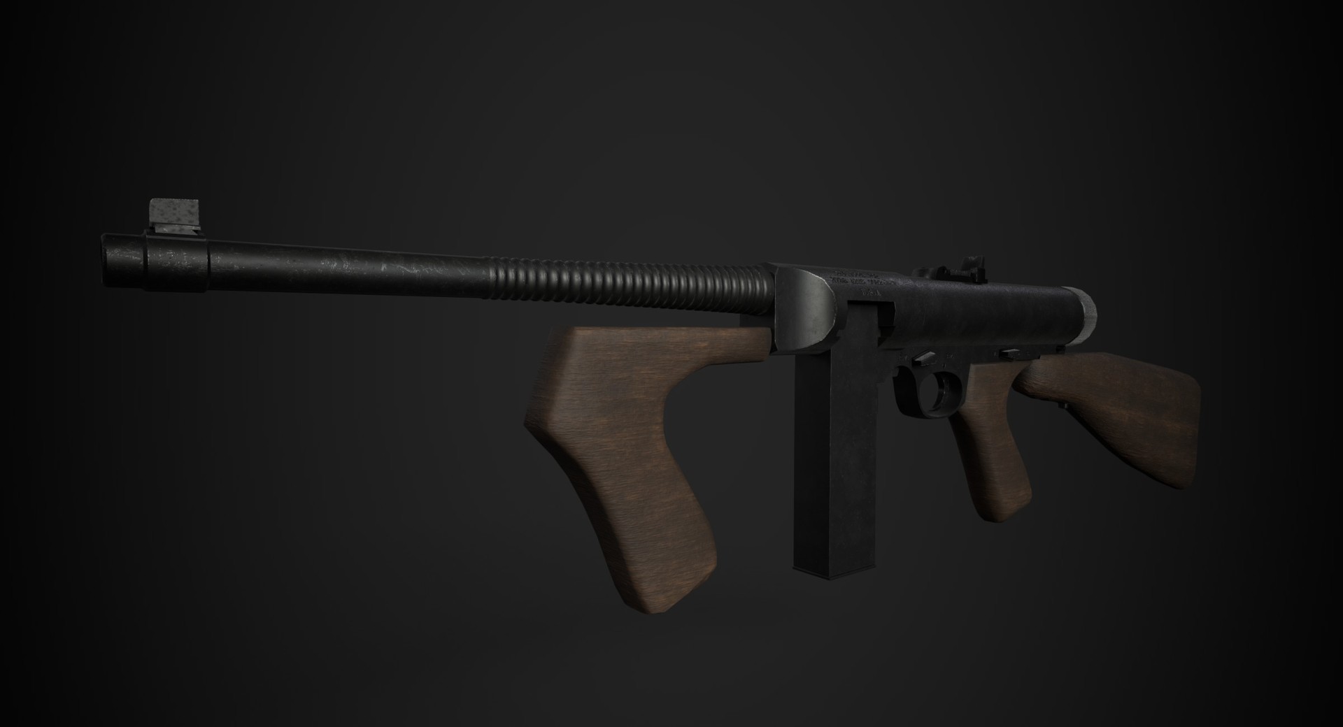 ArtStation - Hyde Model 33 Submachine Gun