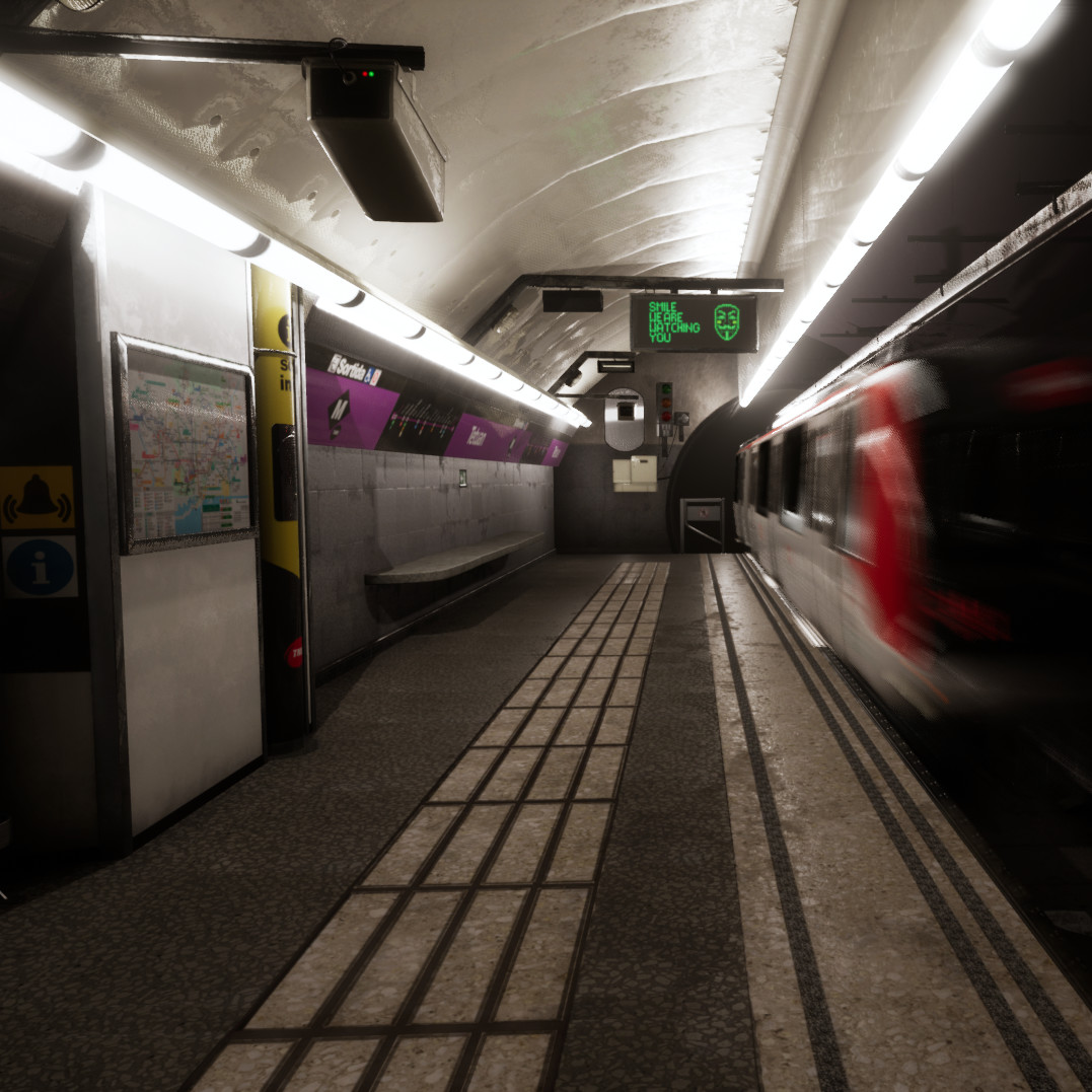 ArtStation - Metro Barcelona - Unreal