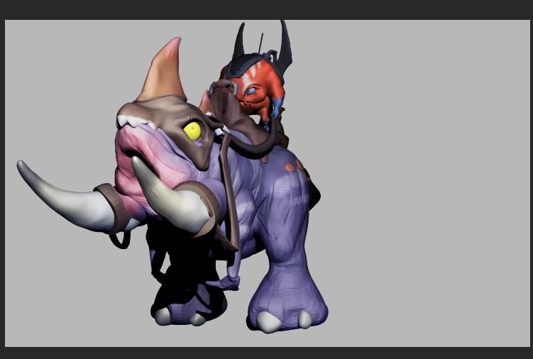 ArtStation - agorian and kerchu fan art sculptures