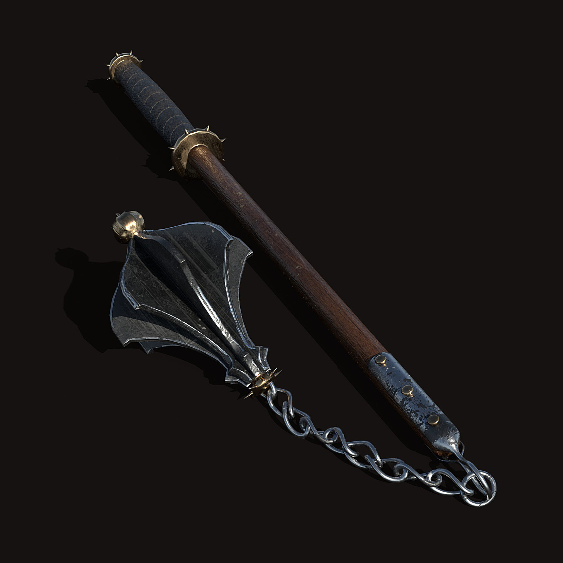 ArtStation - PBR Two-Handed Flail (Reworked)
