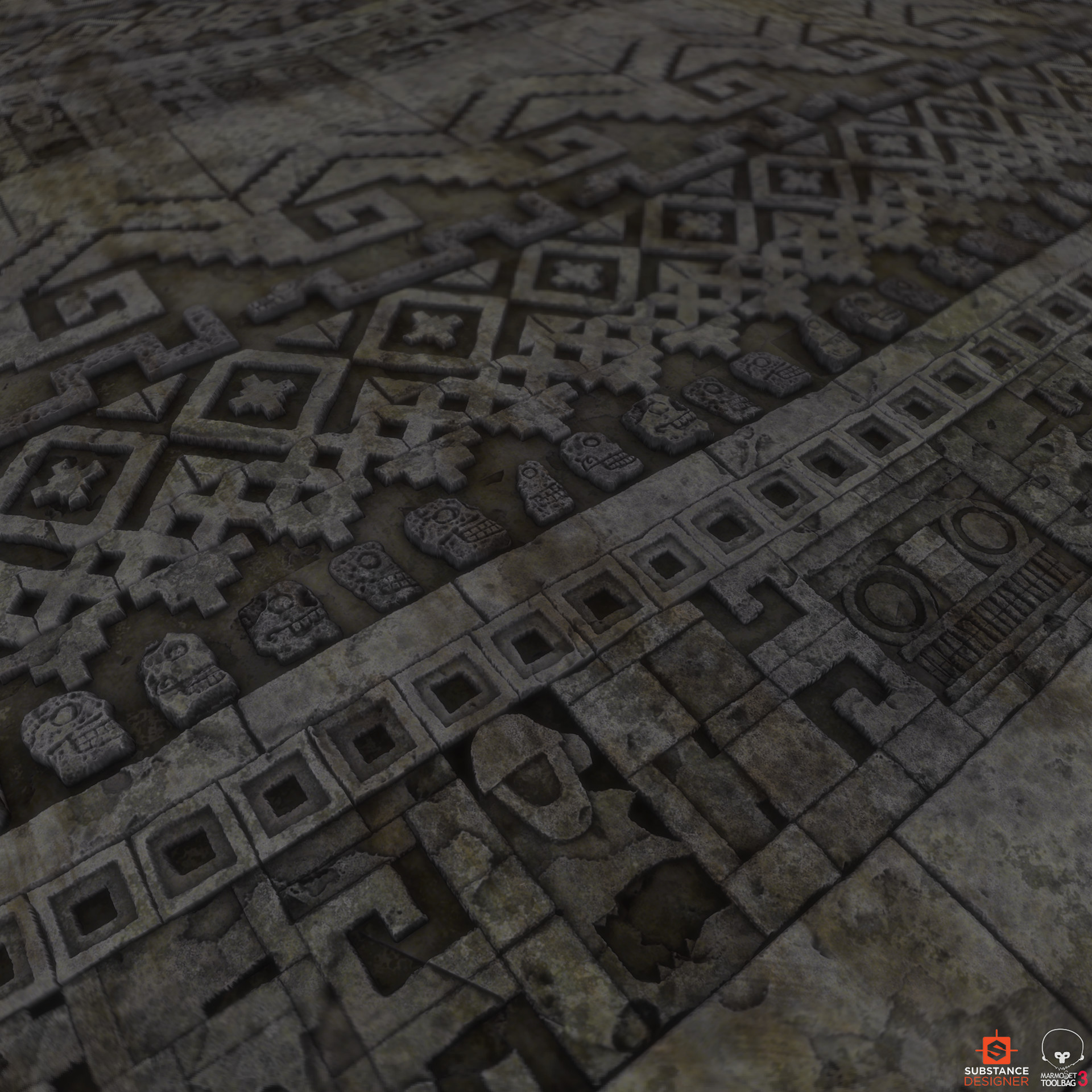 ArtStation - Mayan Trim Sheet