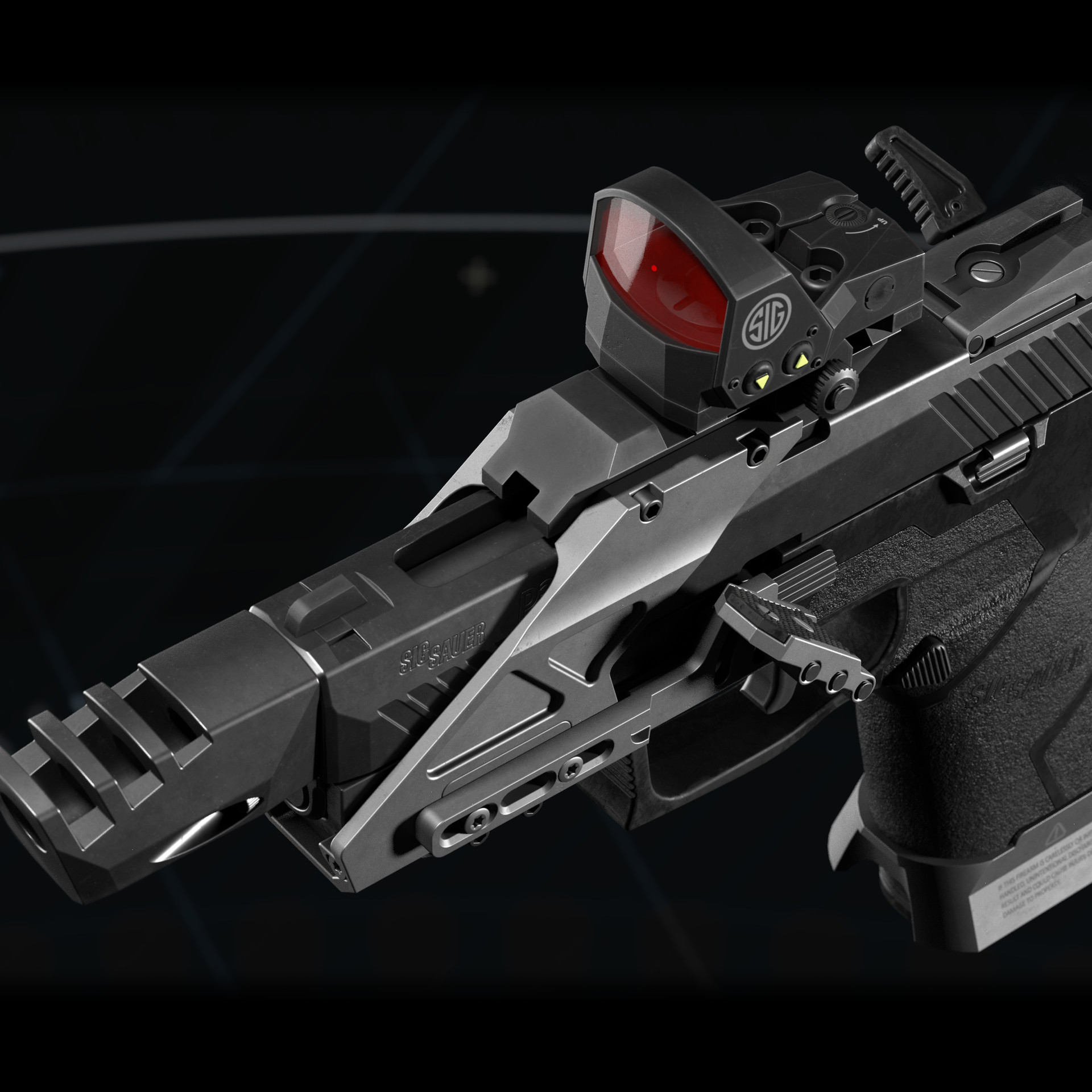 ArtStation - IPSC p320 mod