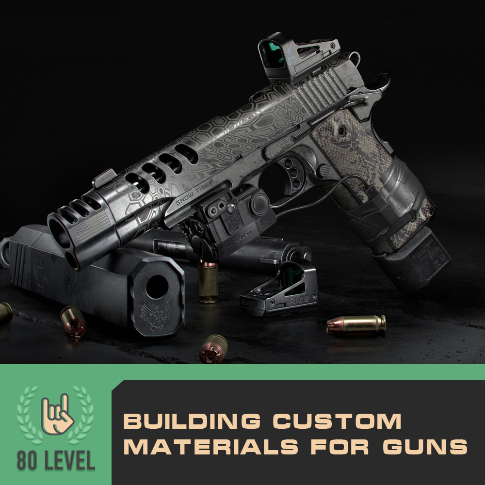 ArtStation - Building Fine Custom Materials for Virtual Guns 80.lvl