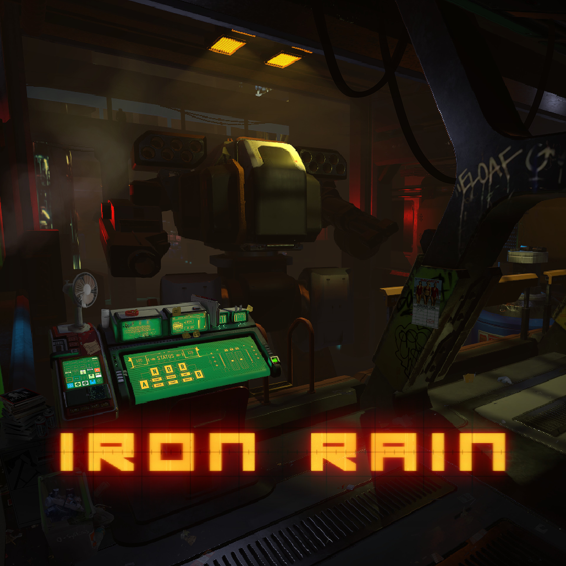 ArtStation - Mech bay.