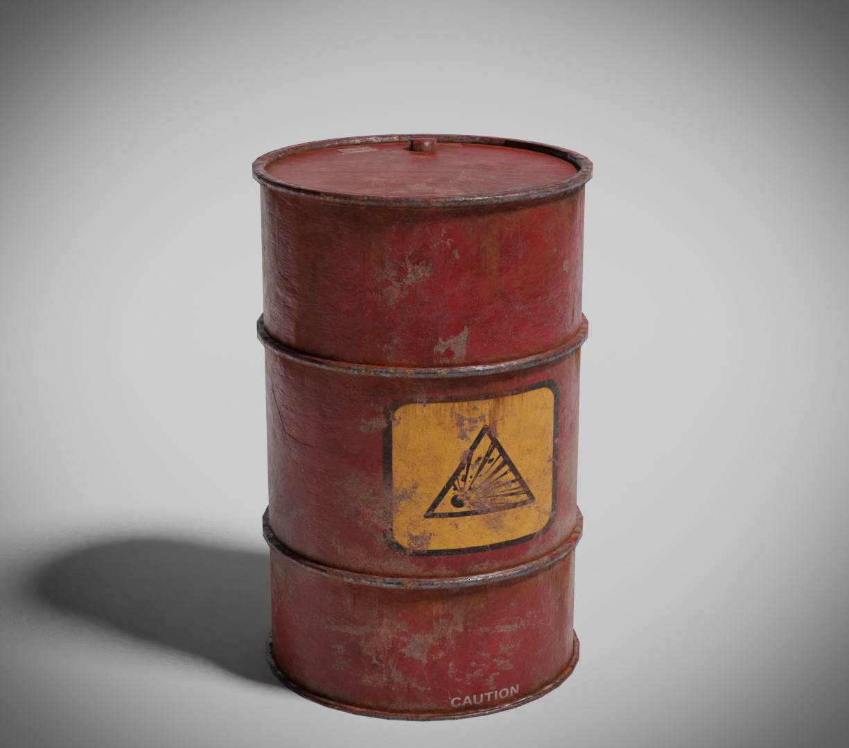 ArtStation - Explosive Barrel