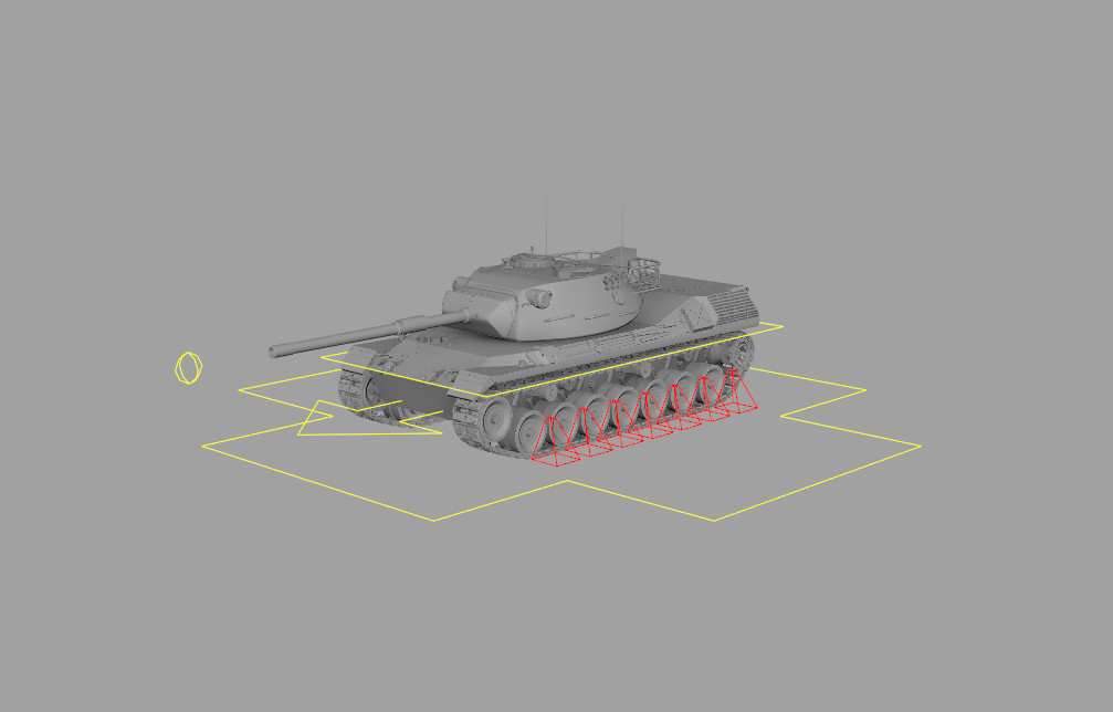 ArtStation - Leopard Tank RIG