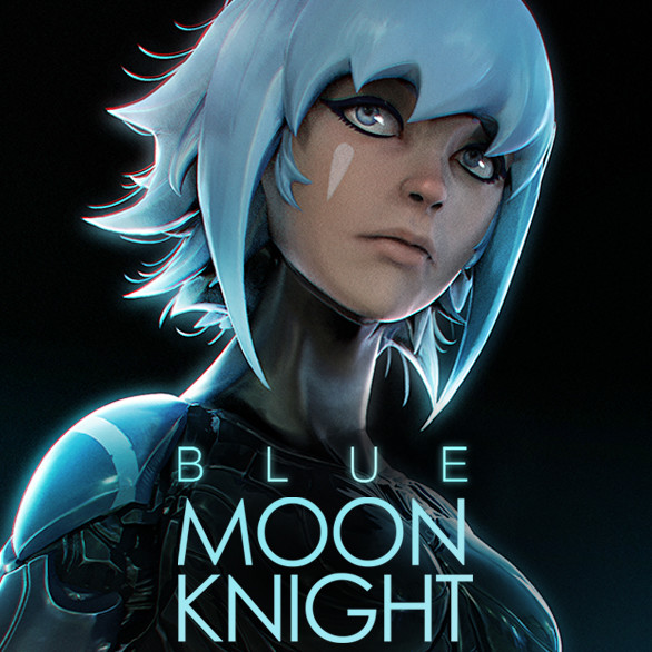 ArtStation - BLUE MOON KNIGHT - Myune - 3D Model