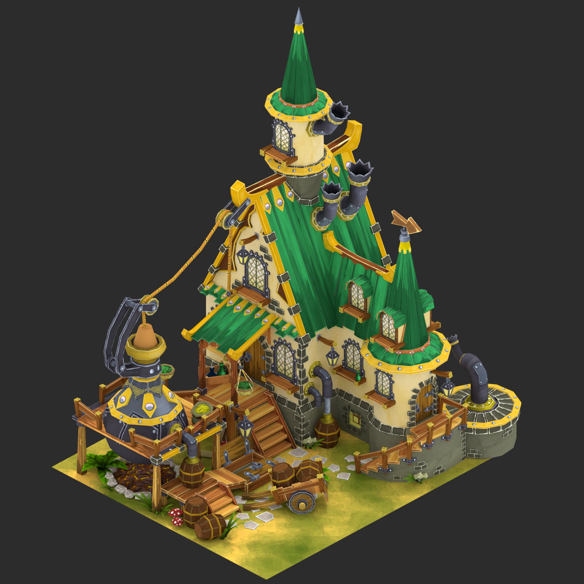 ArtStation - Alchemist's house 2